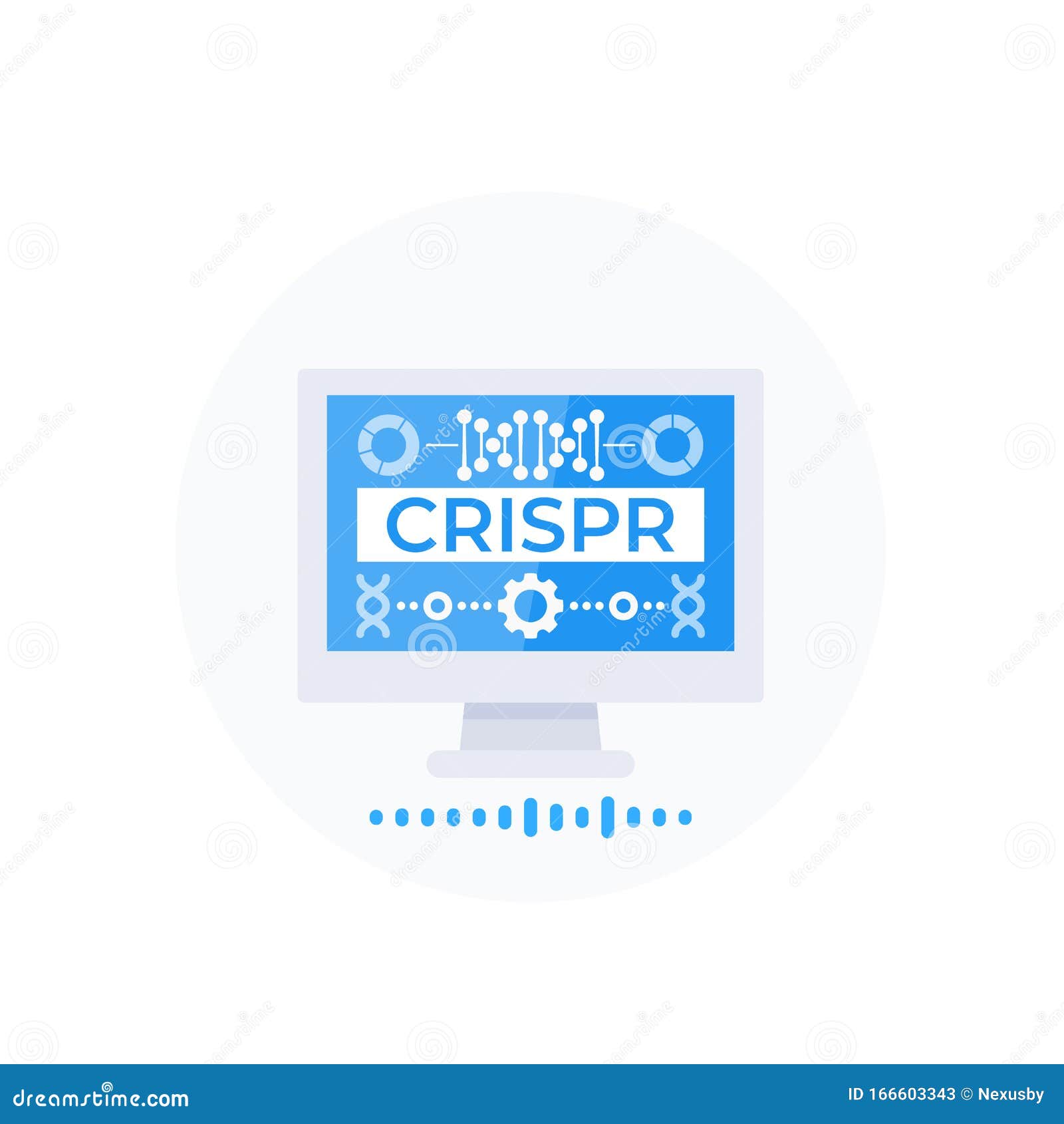 CRISPR, Genome Editing Technology, Vector Stock Vector - Illustration ...