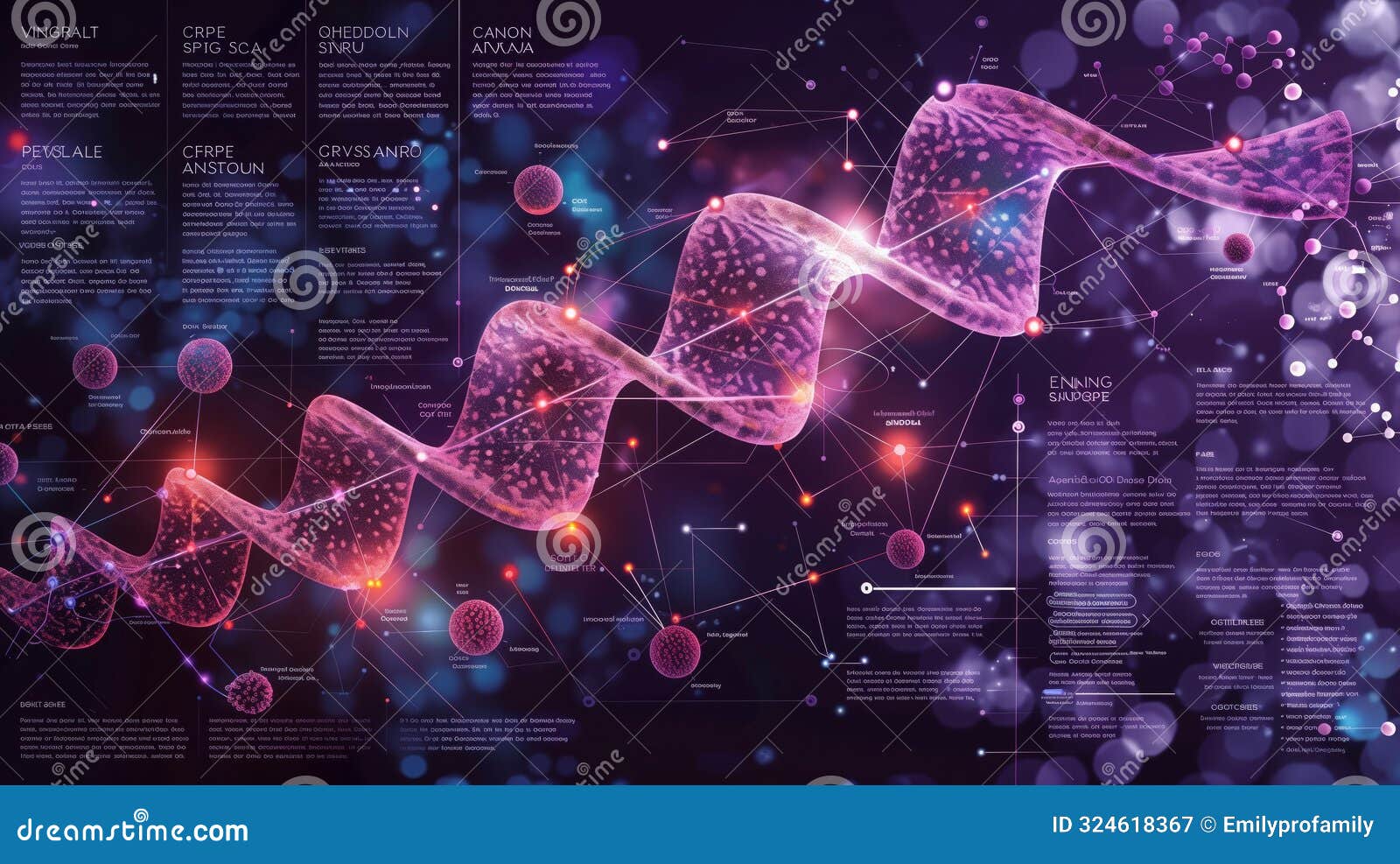 CRISPR Process Infographic stock illustration. Illustration of gene ...
