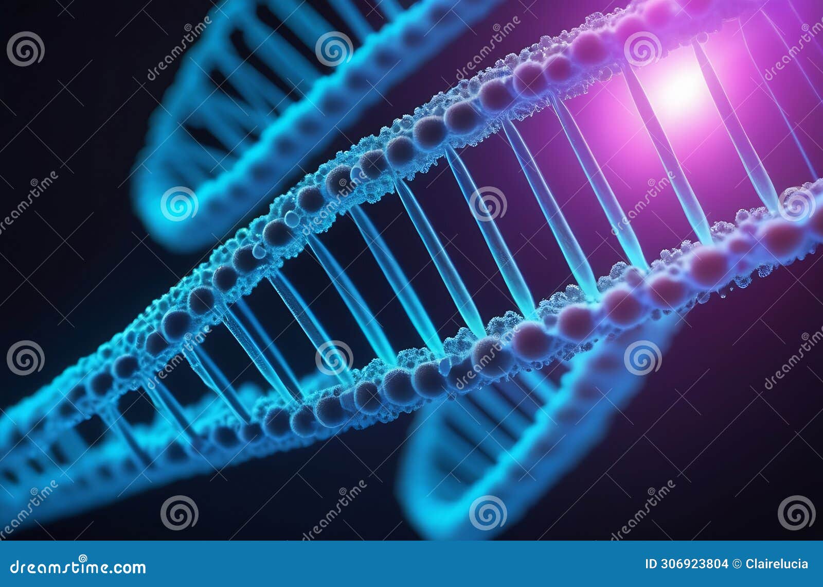 CRISPR Technology, Genetically Modified DNA Consisting Of Straight ...