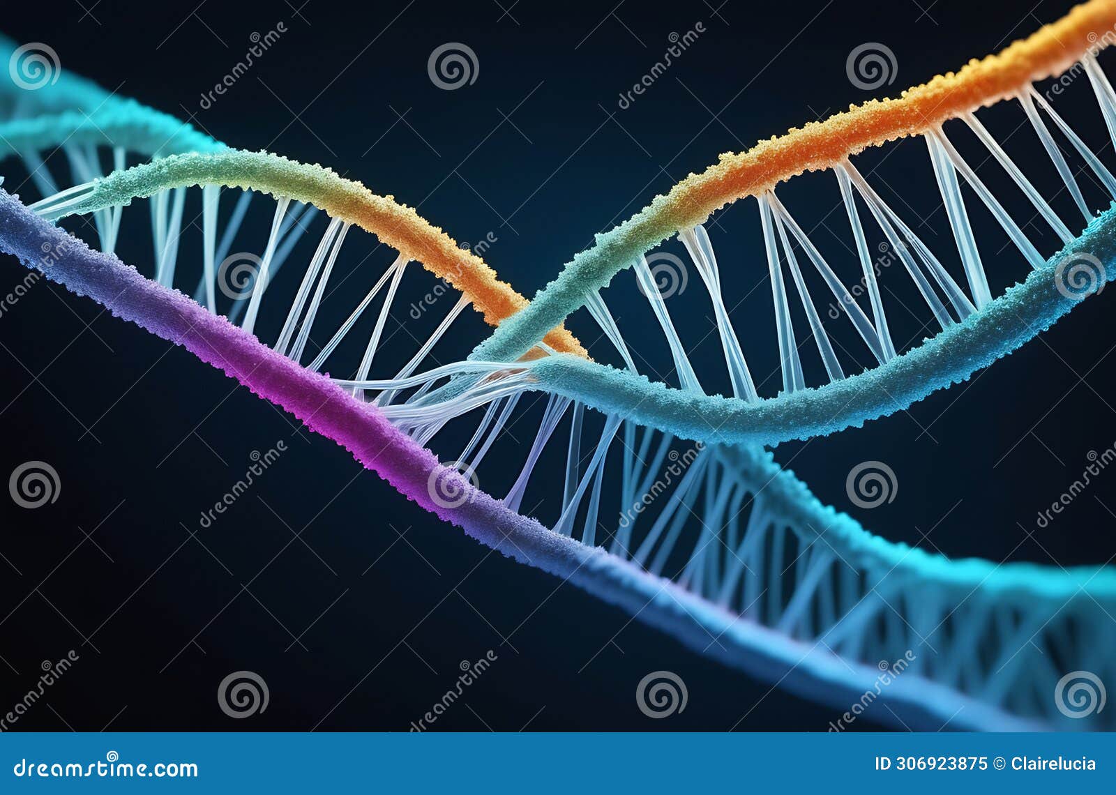 CRISPR Technology, Genetically Modified DNA Consisting Of Straight ...