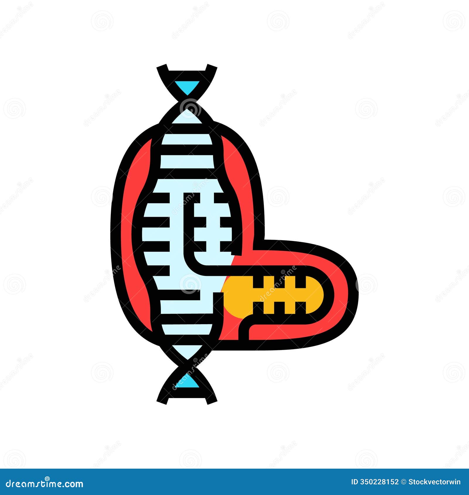 Crispr Tool Genetic Engineering Icon Doodle Illustration Cartoon Vector ...