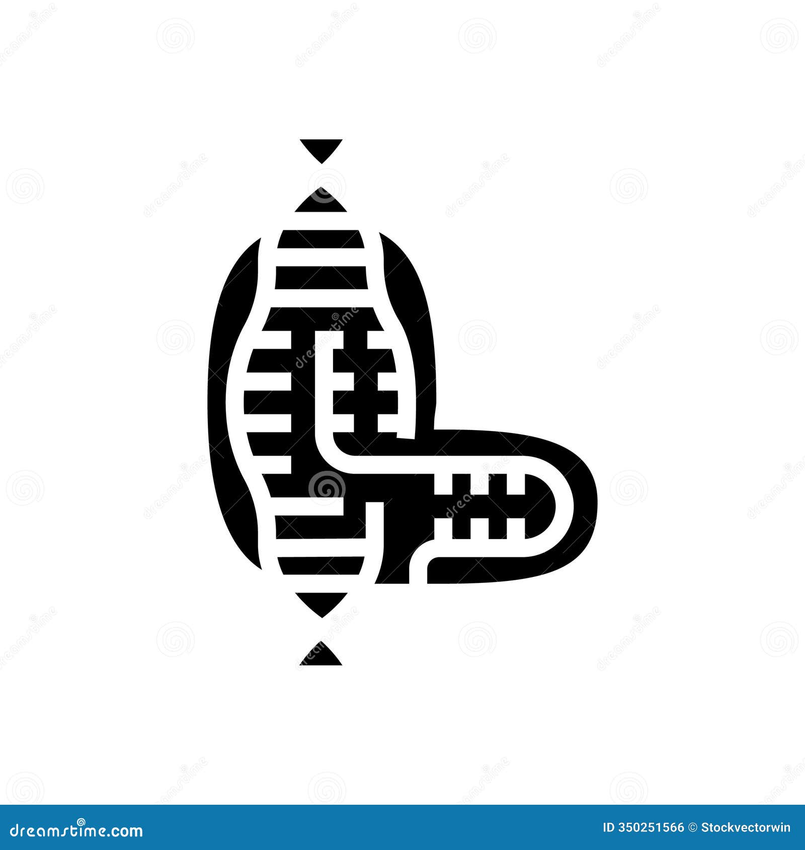 Crispr Tool Genetic Engineering Glyph Icon Vector Illustration Stock ...
