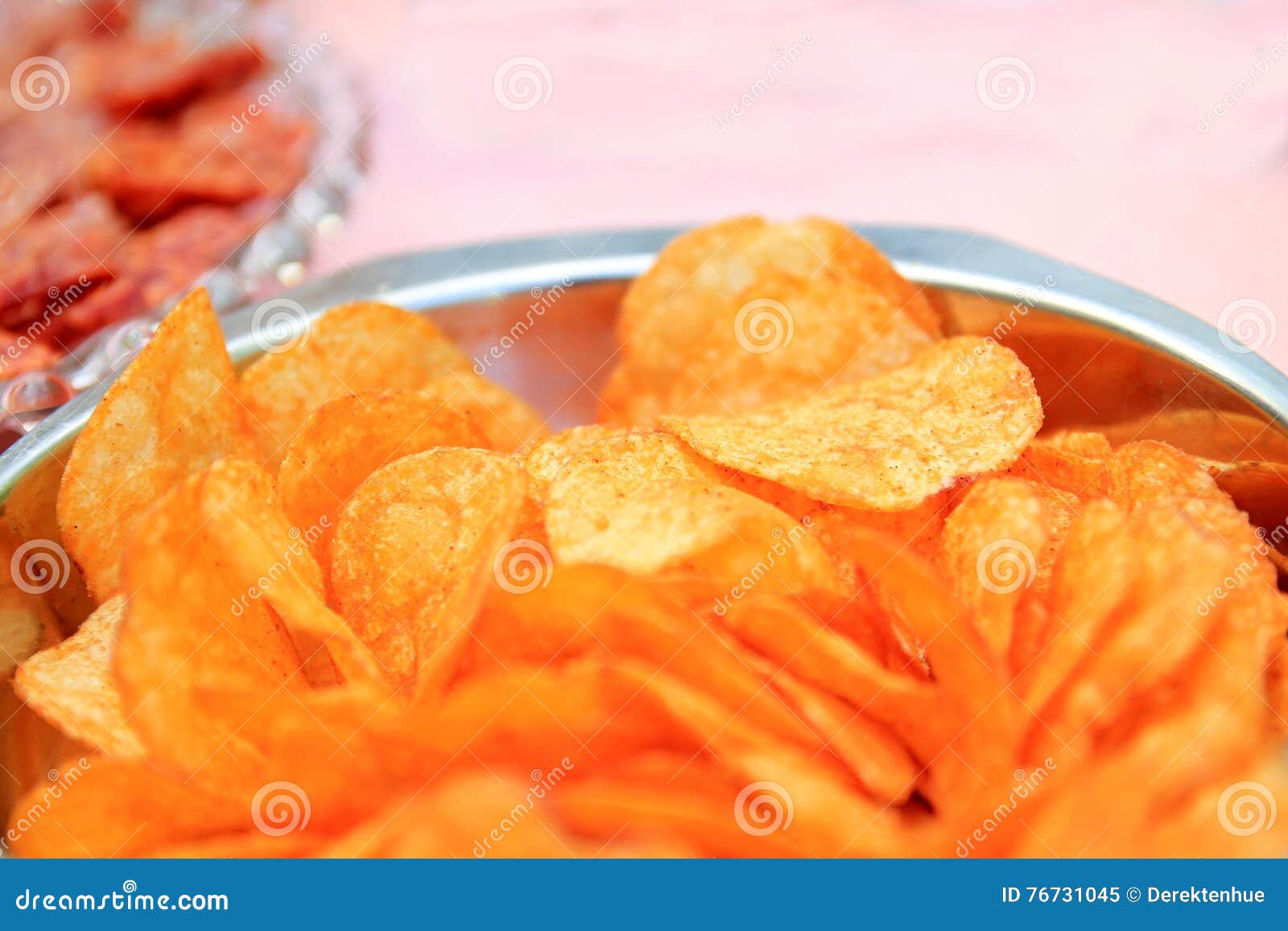 Crisps in a bowl stock image. Image of carbohydrate, calories - 76731045