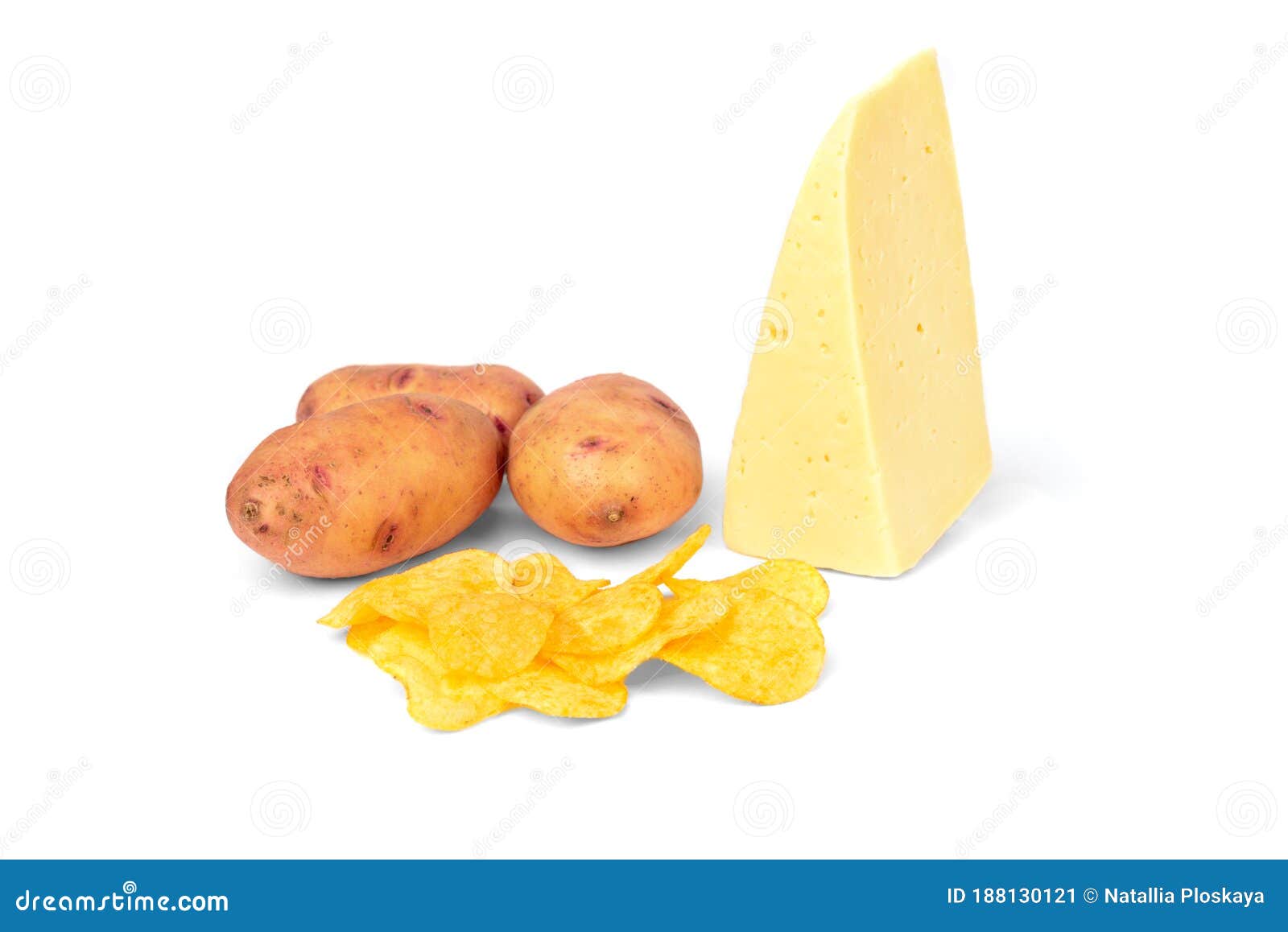 Crisps Isolated on White Background Stock Image - Image of delicious ...