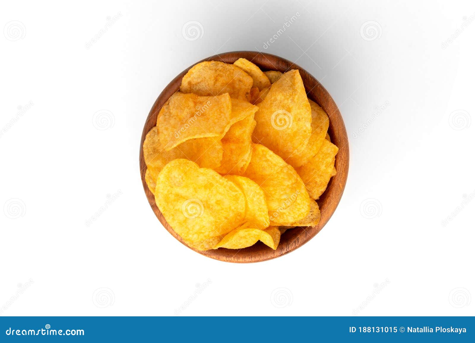 Crisps Isolated on White Background Stock Image - Image of healthy ...