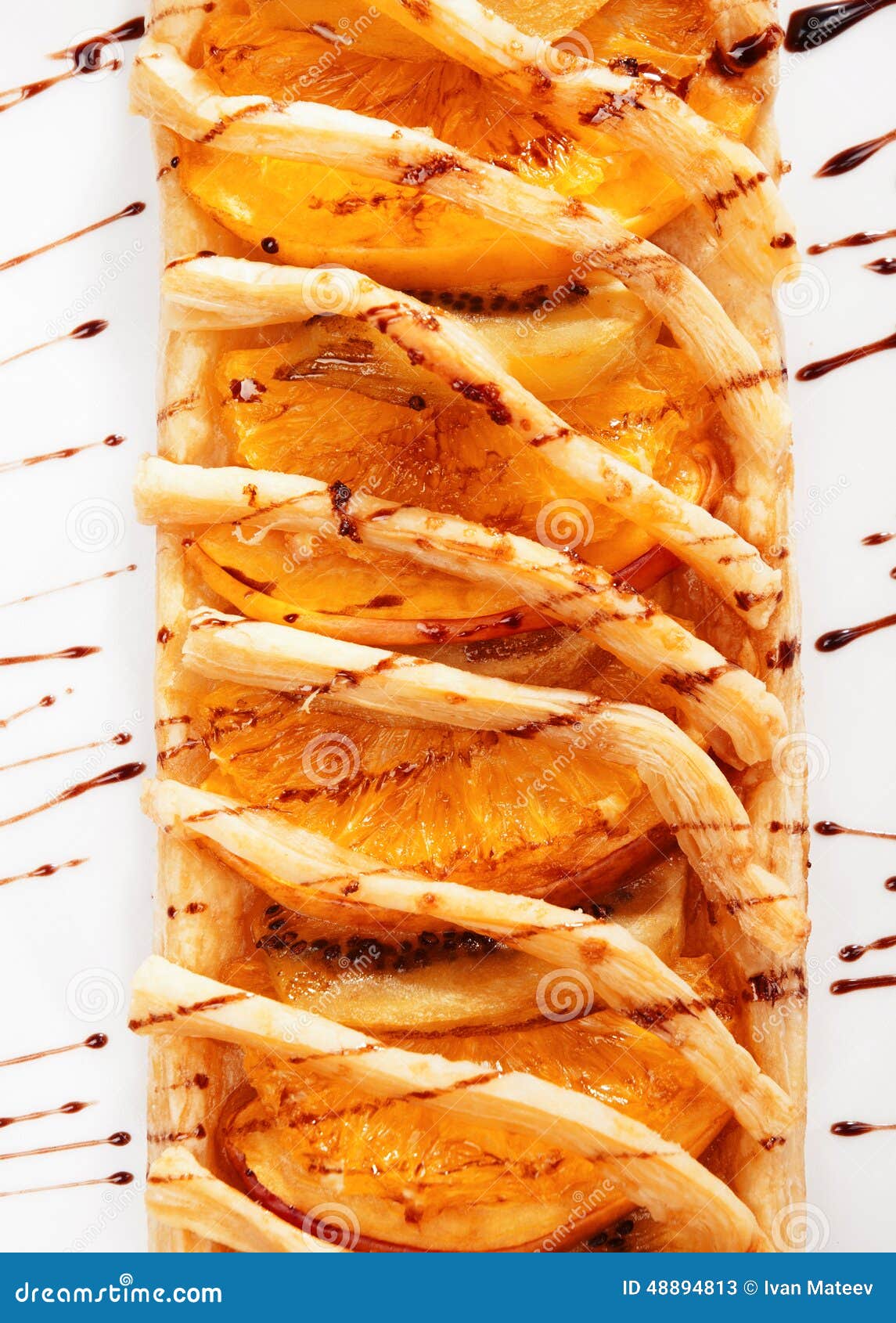 Crispy apple tart stock image. Image of meal, dessert - 48894813