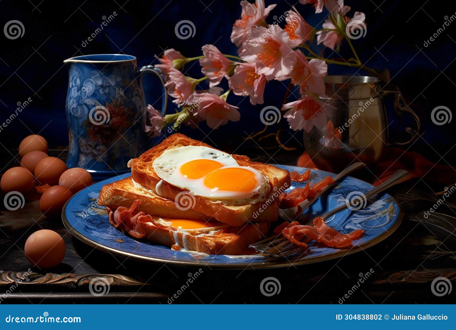 Crispy Bacon In Package Royalty-Free Cartoon | CartoonDealer.com #307645691