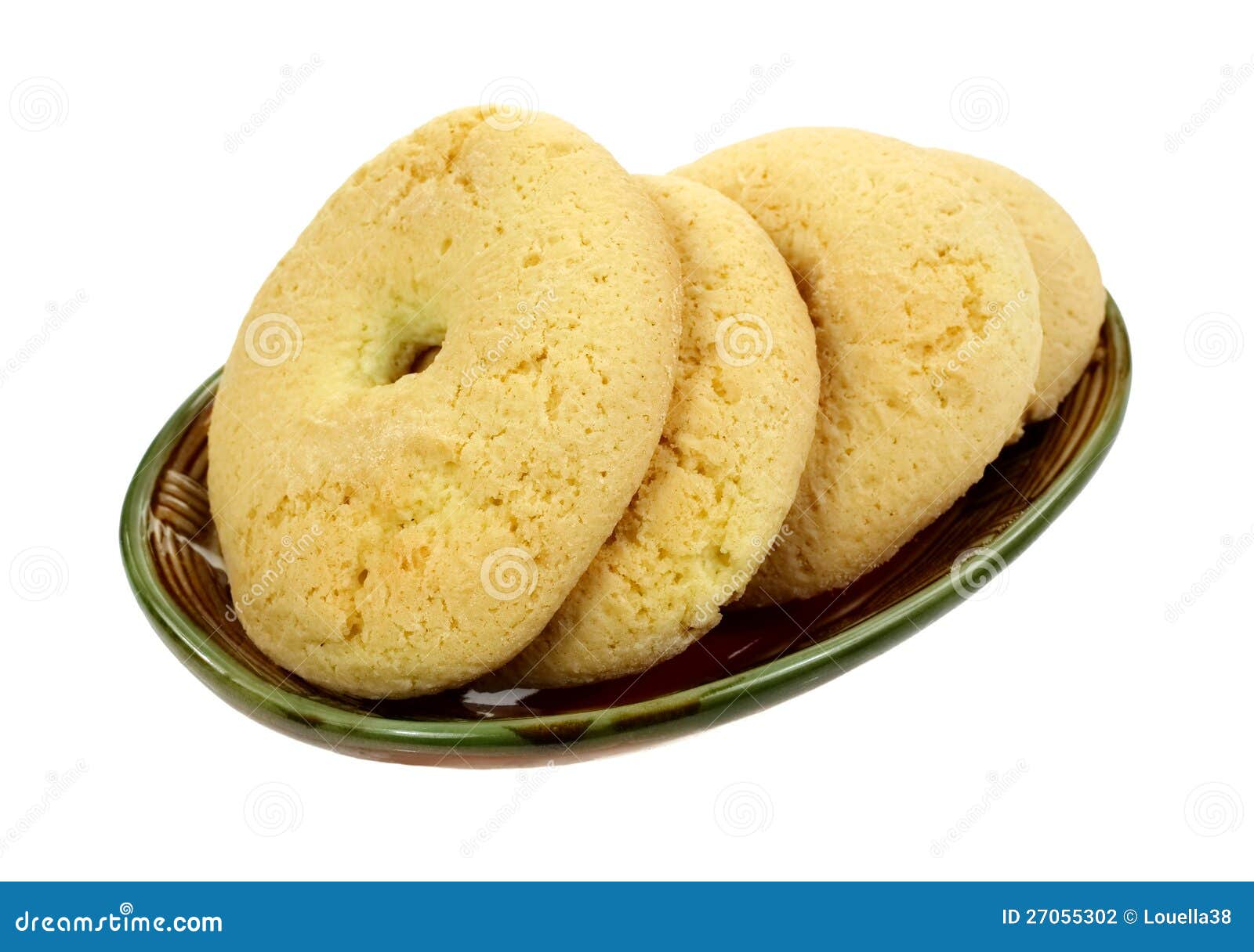 Crispy Baked Snack Biscuits Dish Stock Photo - Image of hole, golden ...