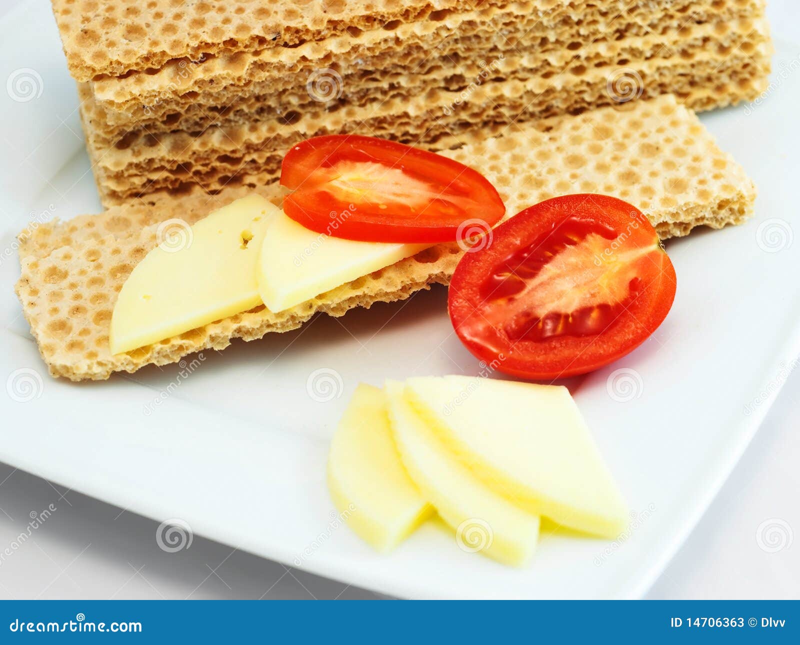 Crispy bread with cheese stock image. Image of delicate - 14706363