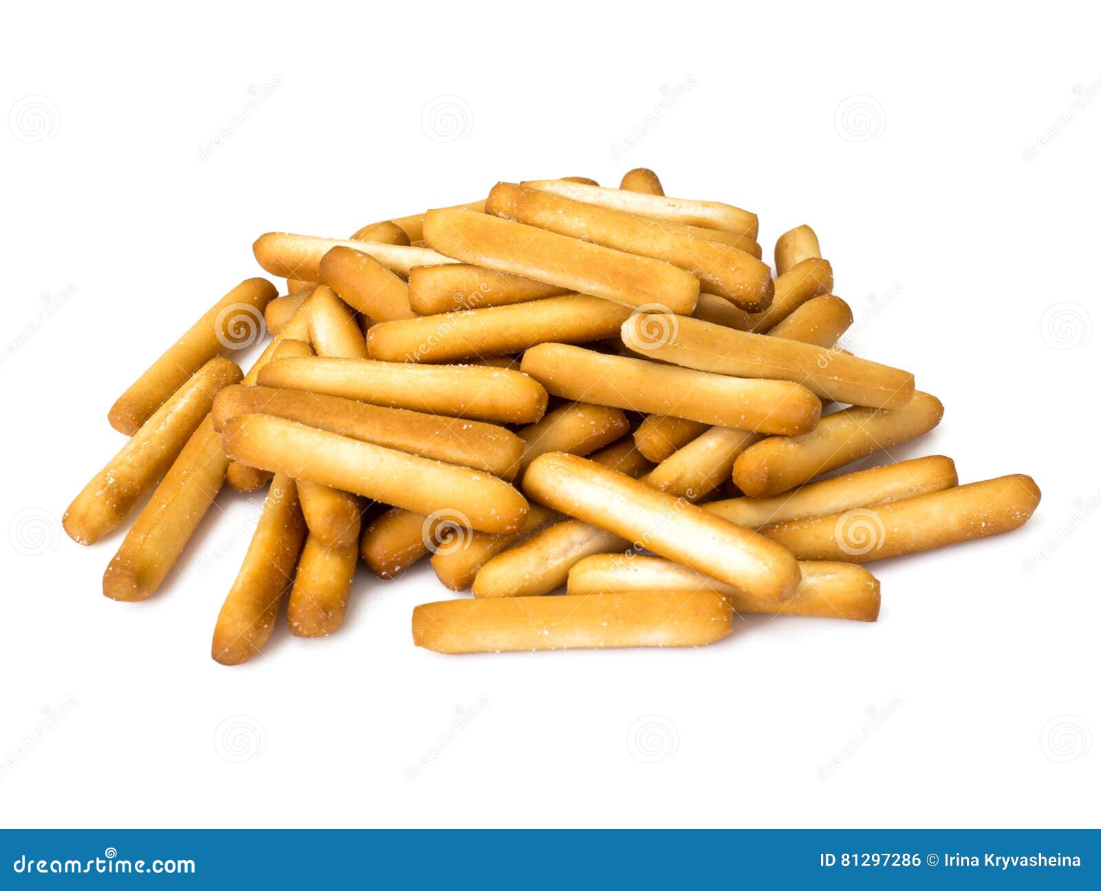 Crispy Bread Sticks with Salt and Spices Stock Photo - Image of baked ...