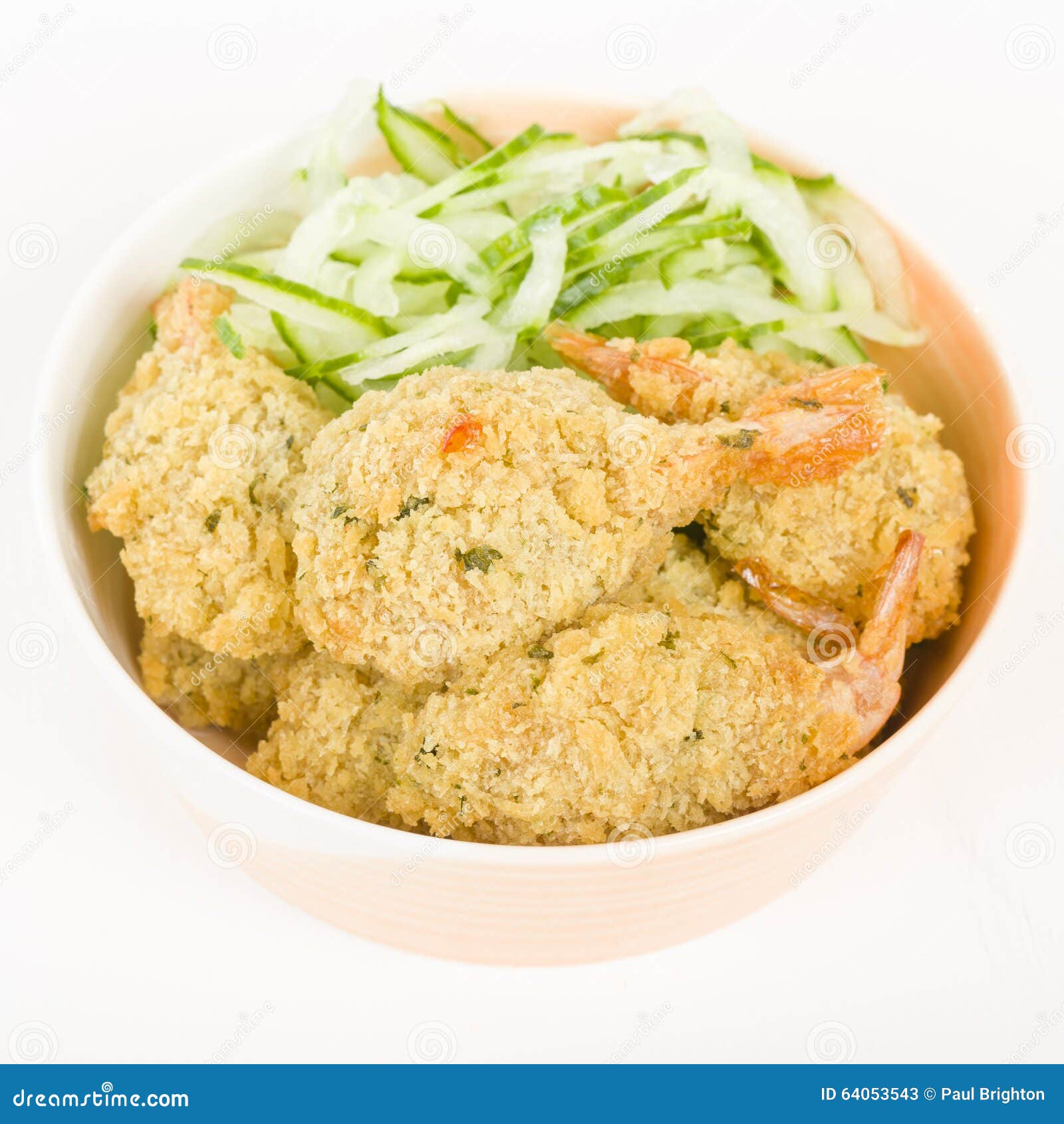 Crispy Butterfly Prawns stock image. Image of appetizer - 64053543