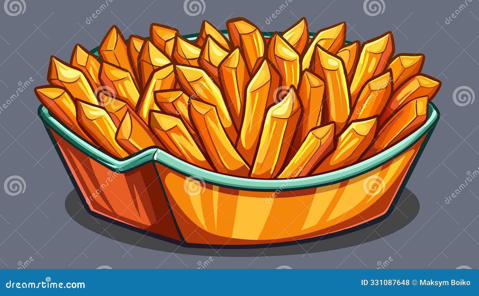 Crispy Cheese Fries Design Isolated on Transparent Background Stock ...