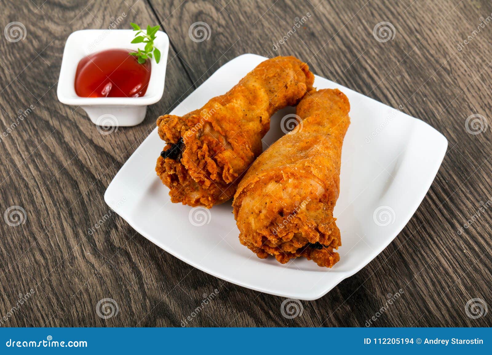 Crispy chicken legs stock photo. Image of grilled, cooked - 112205194