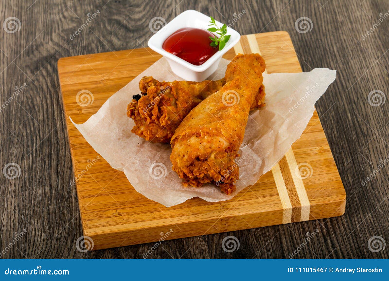 Crispy chicken legs stock image. Image of baked, dinner - 111015467