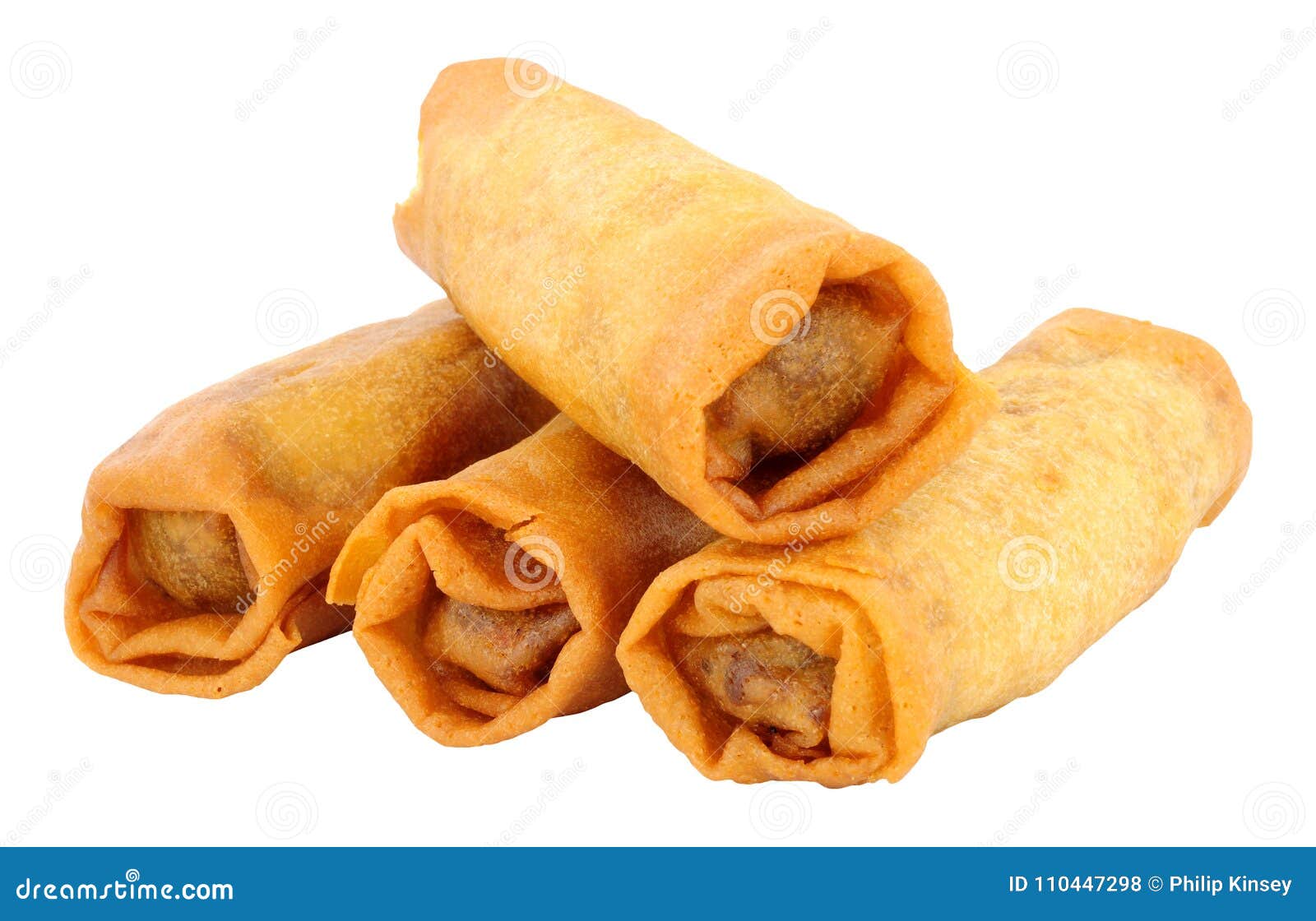 Chinese Spring Rolls stock photo. Image of food, delicious - 110447298
