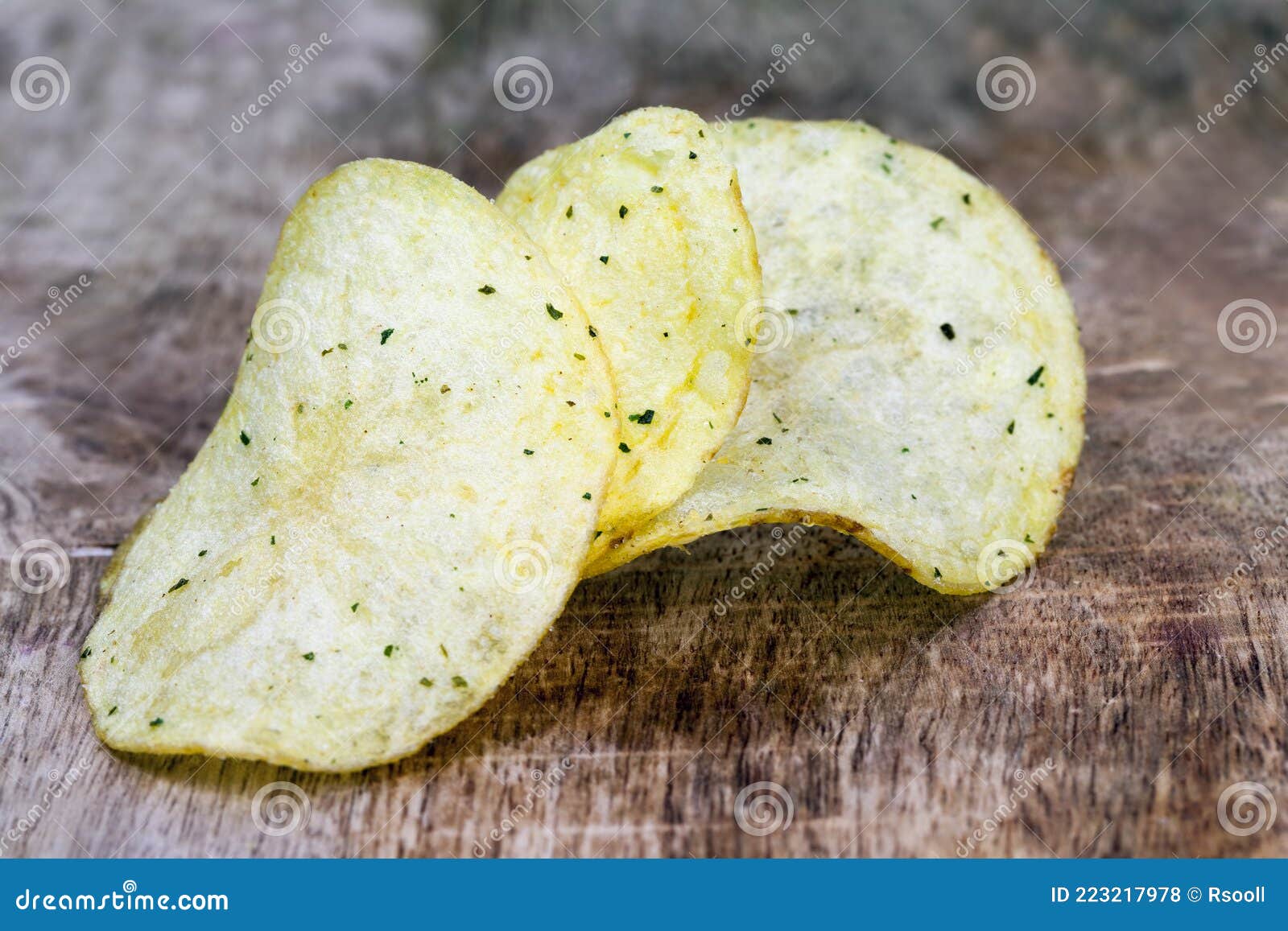 Crispy Chips Made from Potatoes and Deep-fried Stock Photo - Image of ...