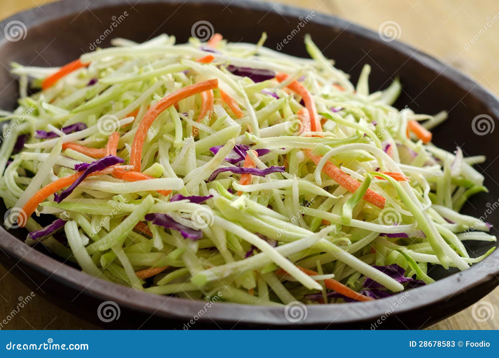 Crispy Coleslaw Closeup stock image. Image of dish, fresh - 28678583
