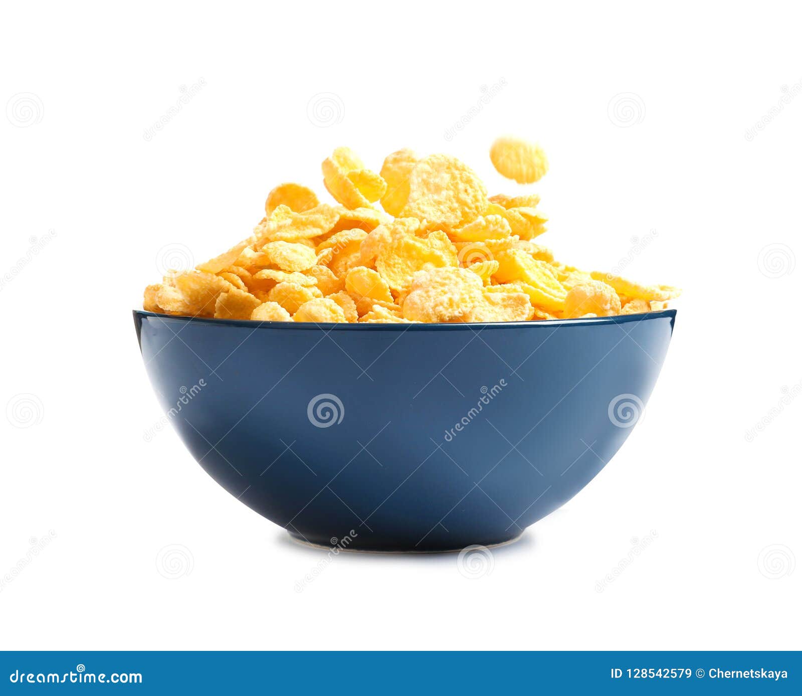 Crispy Cornflakes Top View. Banner Design Stock Photography ...