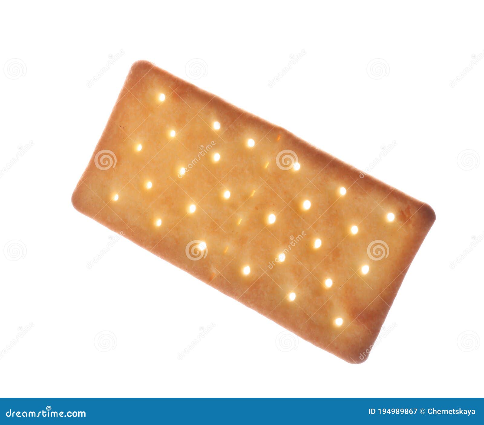 Crispy Cracker Isolated. Delicious Snack Stock Image - Image of crispy ...