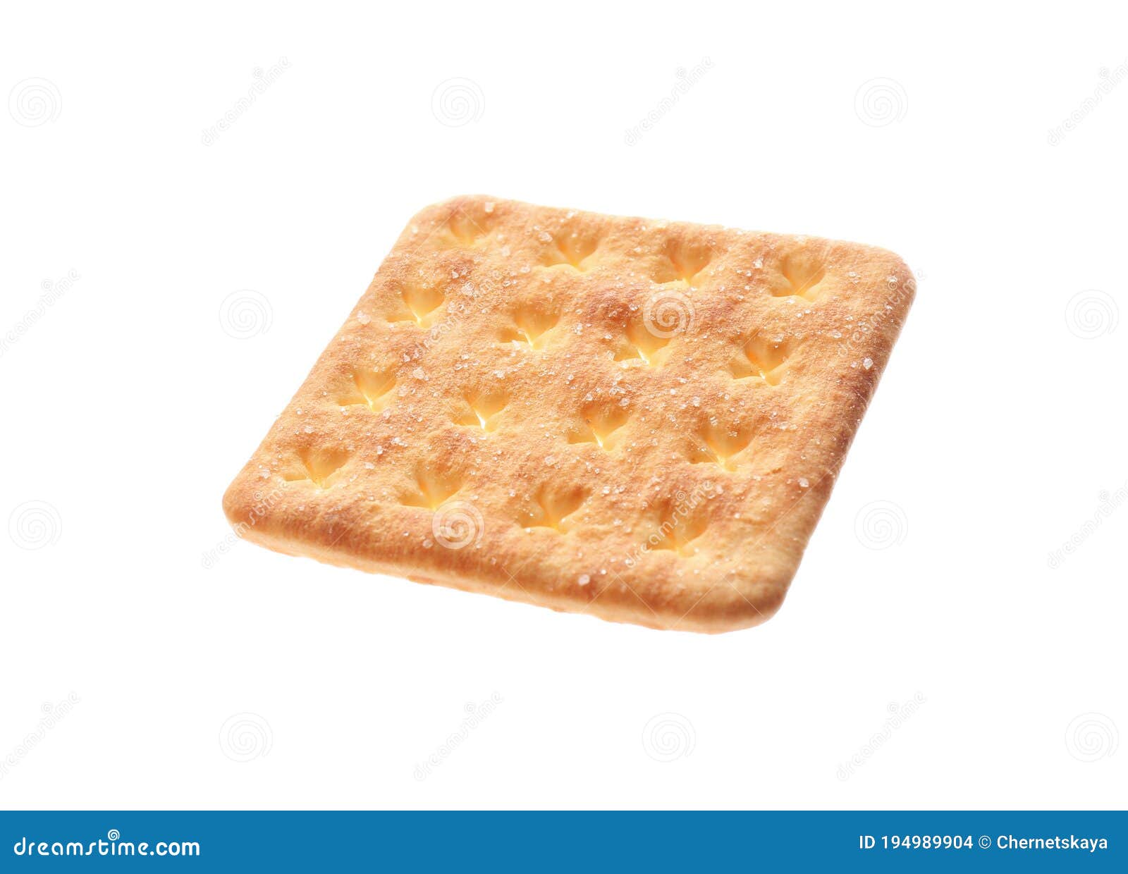 Crispy Cracker Isolated. Delicious Snack Stock Photo - Image of salted ...