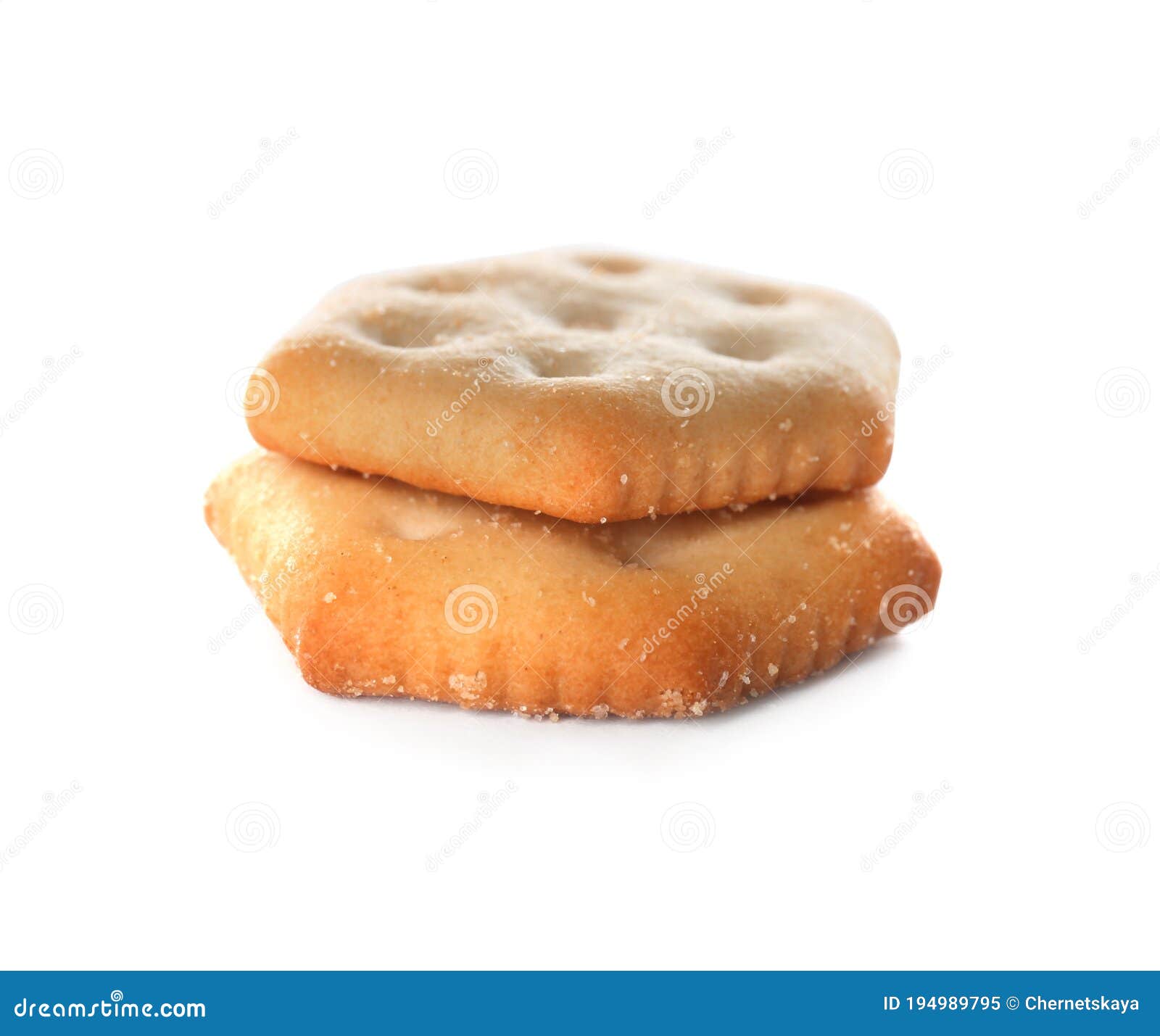 Crispy Crackers Isolated. Delicious Snack Stock Image - Image of ...