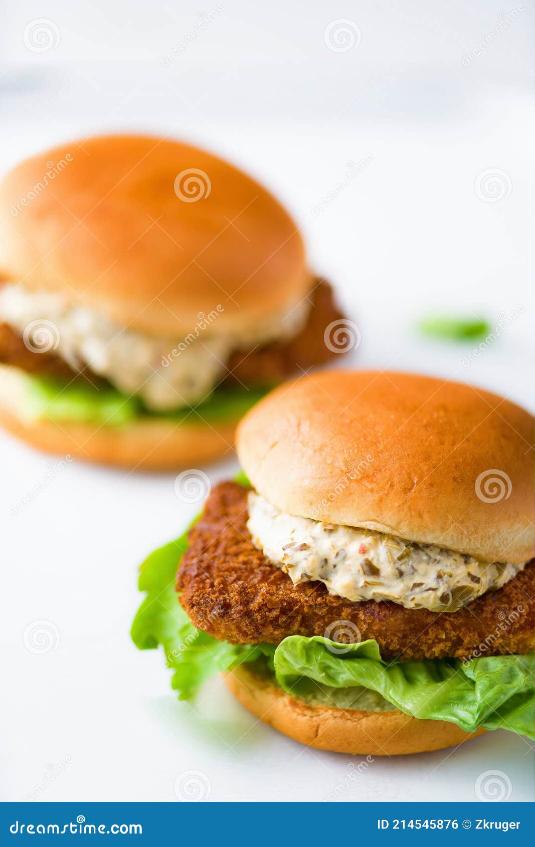 Crispy Crunchy Fish Fillet Sandwich Stock Photo - Image of seafood ...