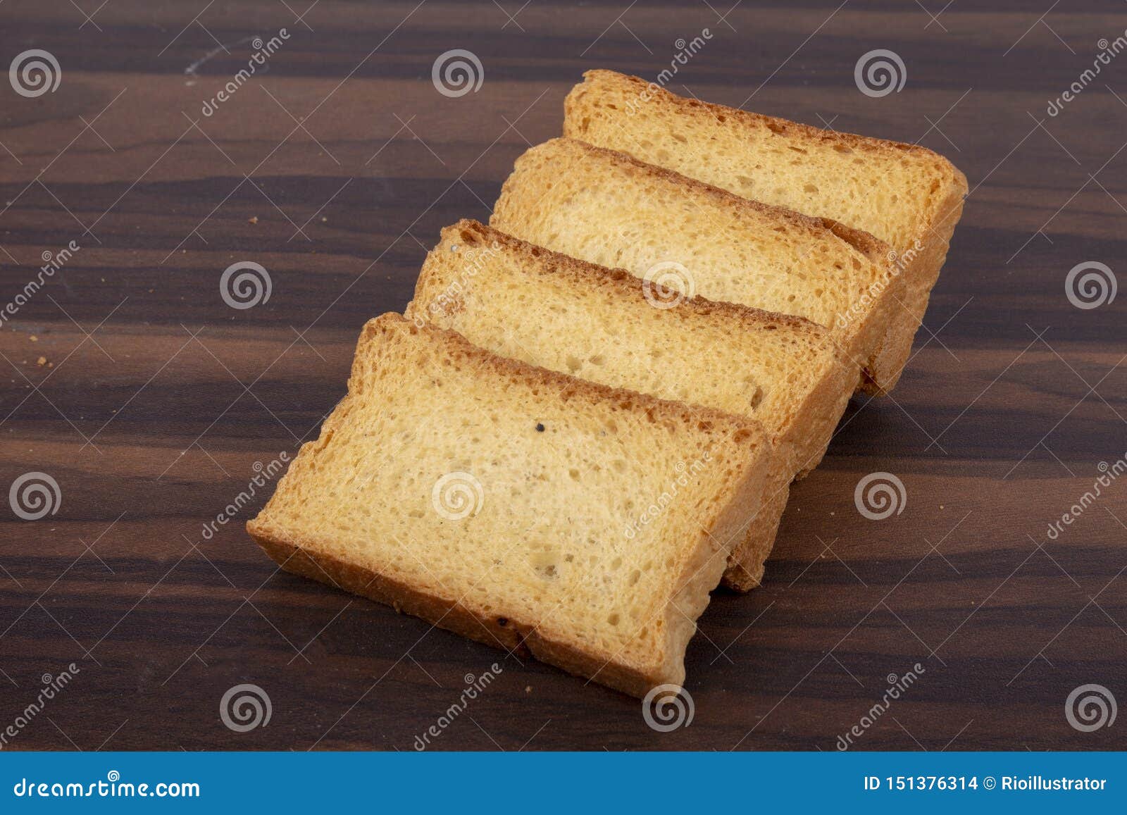 Crispy and Crunchy Milk or Suji Toast or Rusk Stock Photo - Image of ...