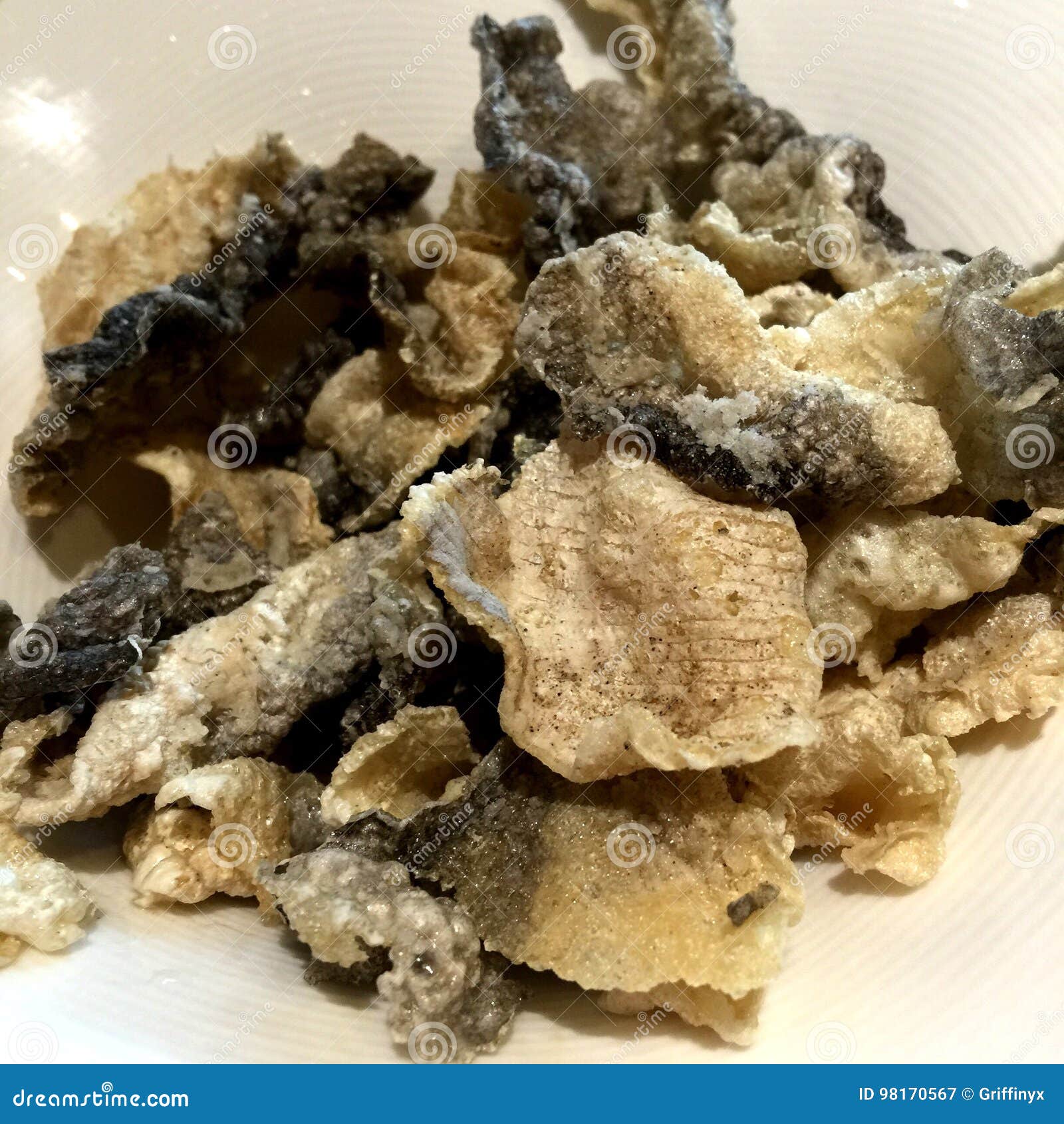 Fish Skin Injured By Chemicals Under The Microscope Stock Photo ...