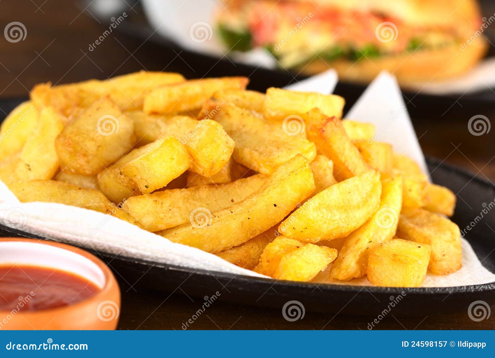 Crispy French Fries stock image. Image of crispy, snack - 24598157