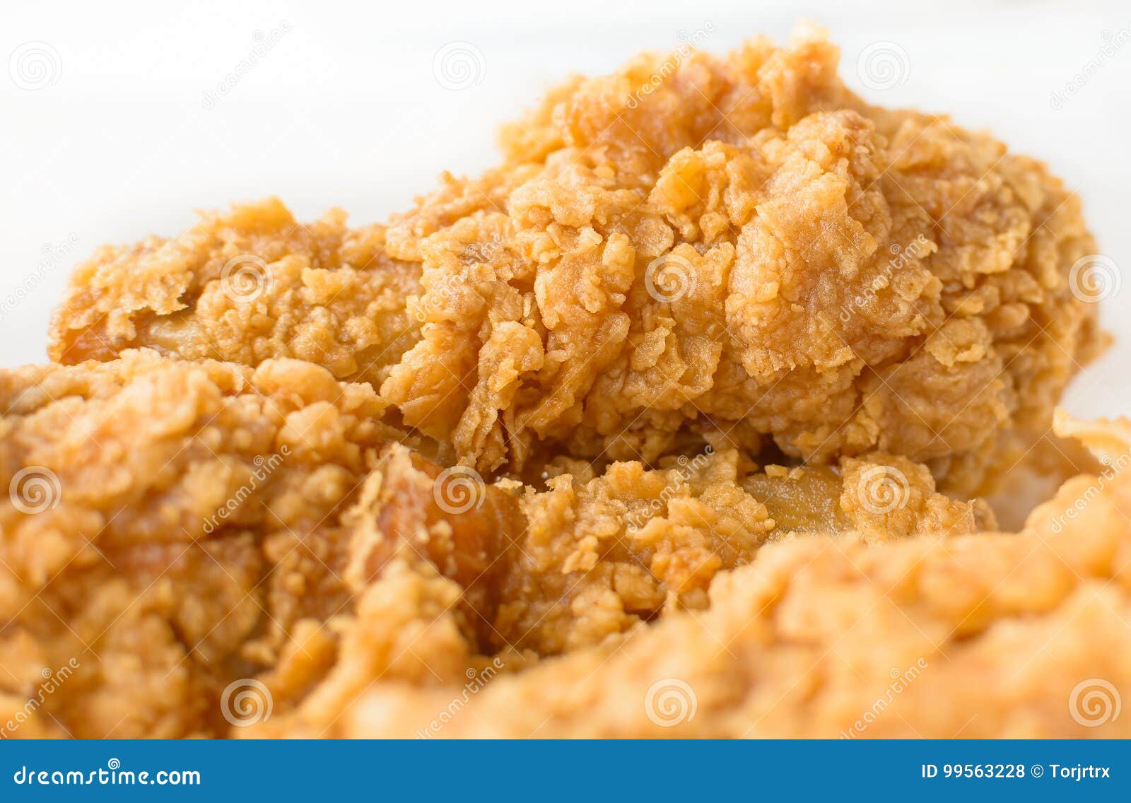 Crispy Fresh Fried Chicken Close Up Image. Stock Photo - Image of ...