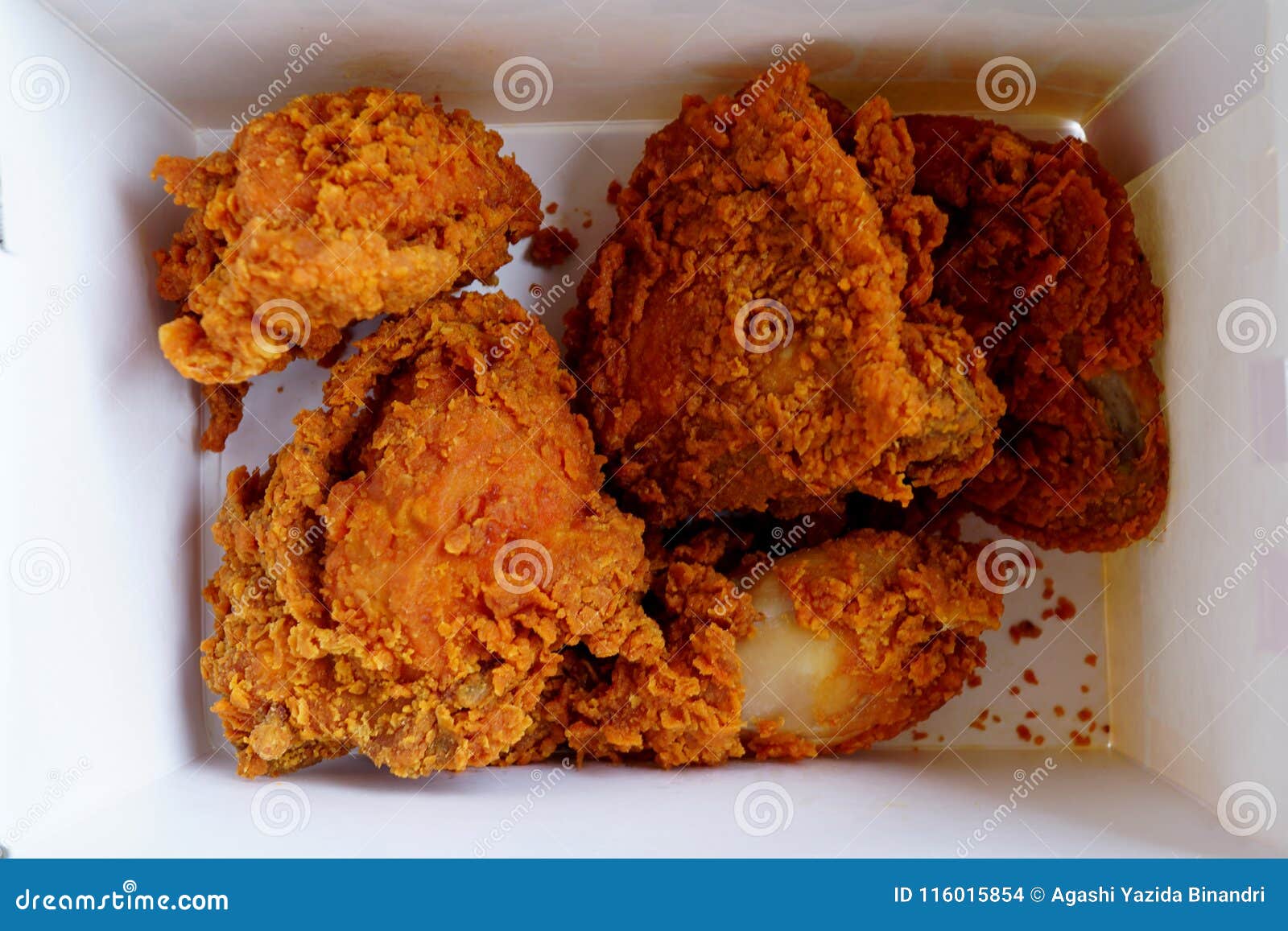 Crispy fried chicken stock photo. Image of delicious - 116015854
