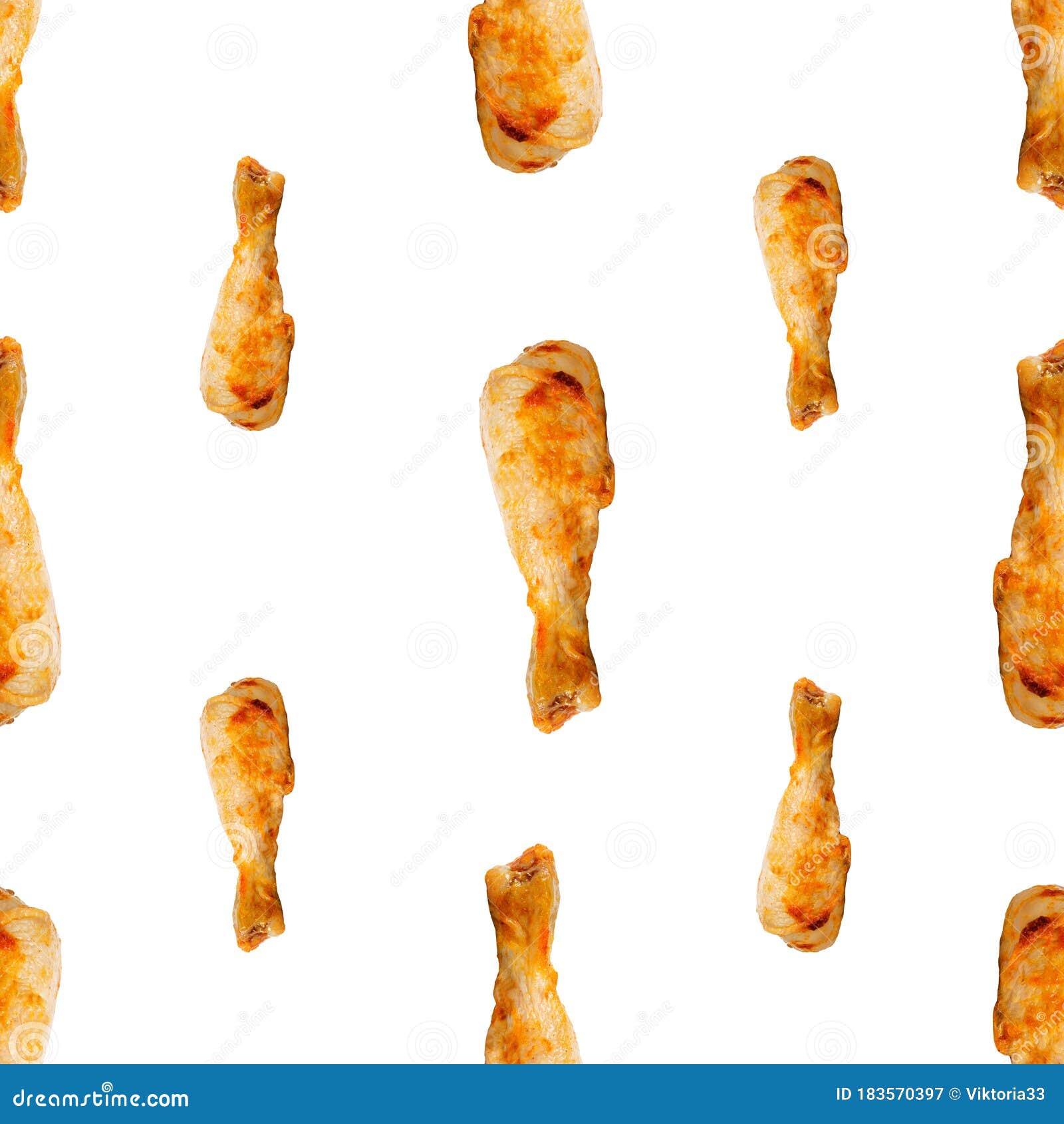 Crispy Fried Chicken Seamless Pattern, Isolated Repeat Background ... Crispy Fried Chicken Seamless Pattern, Isolated Repeat Background ...