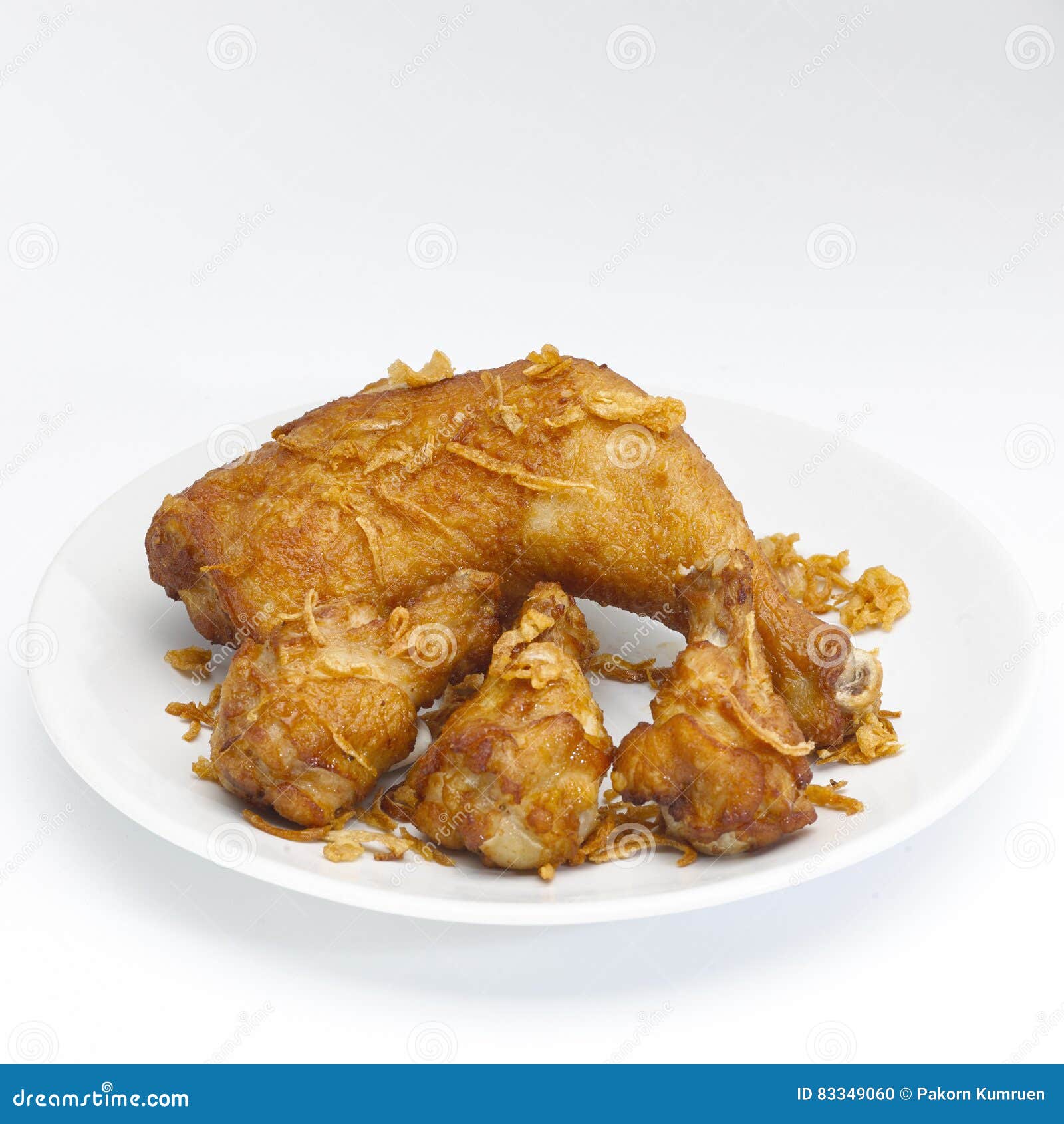 Crispy Fried Chicken stock photo. Image of baked, food - 83349060