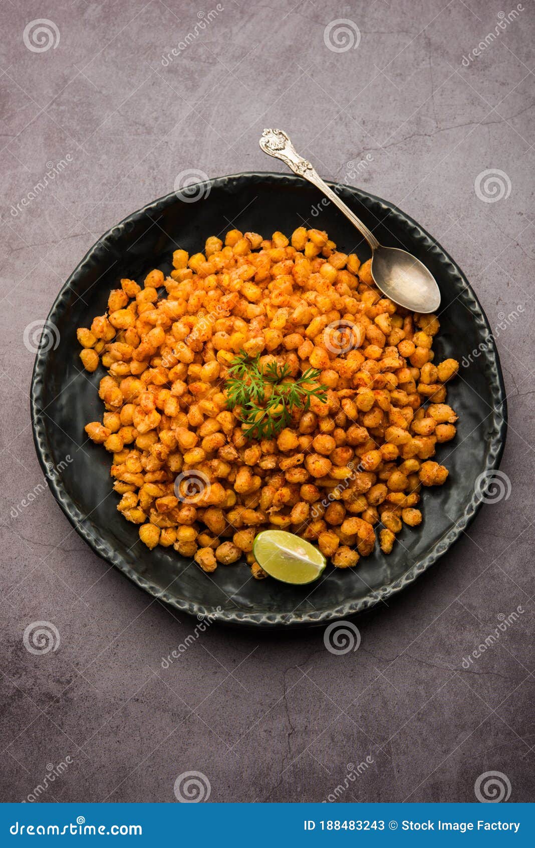 Crispy Fried Corn or Kernels or Pakora Stock Image - Image of garlic ...
