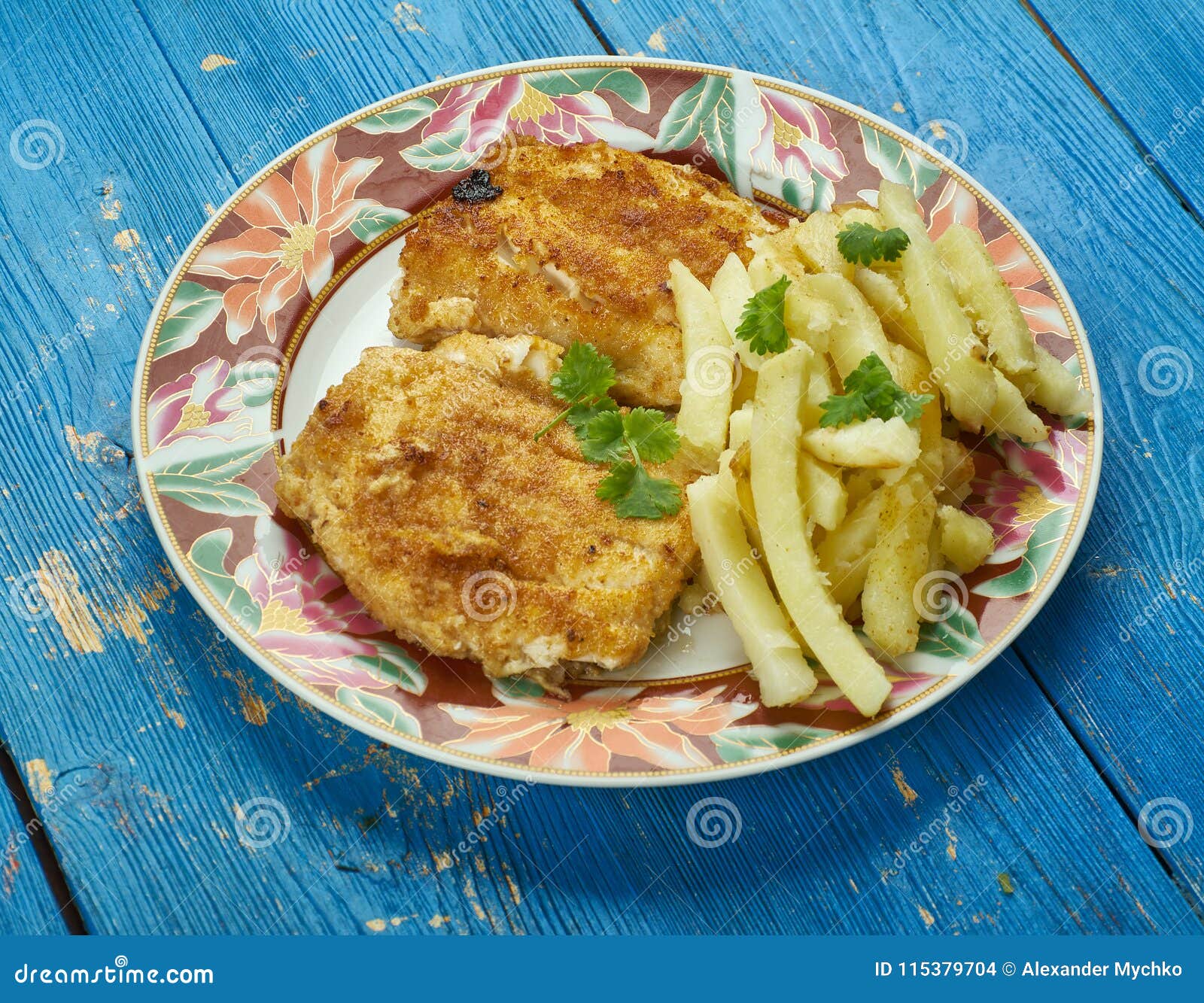 Crispy fried fish stock photo. Image of alaska, fillet - 115379704