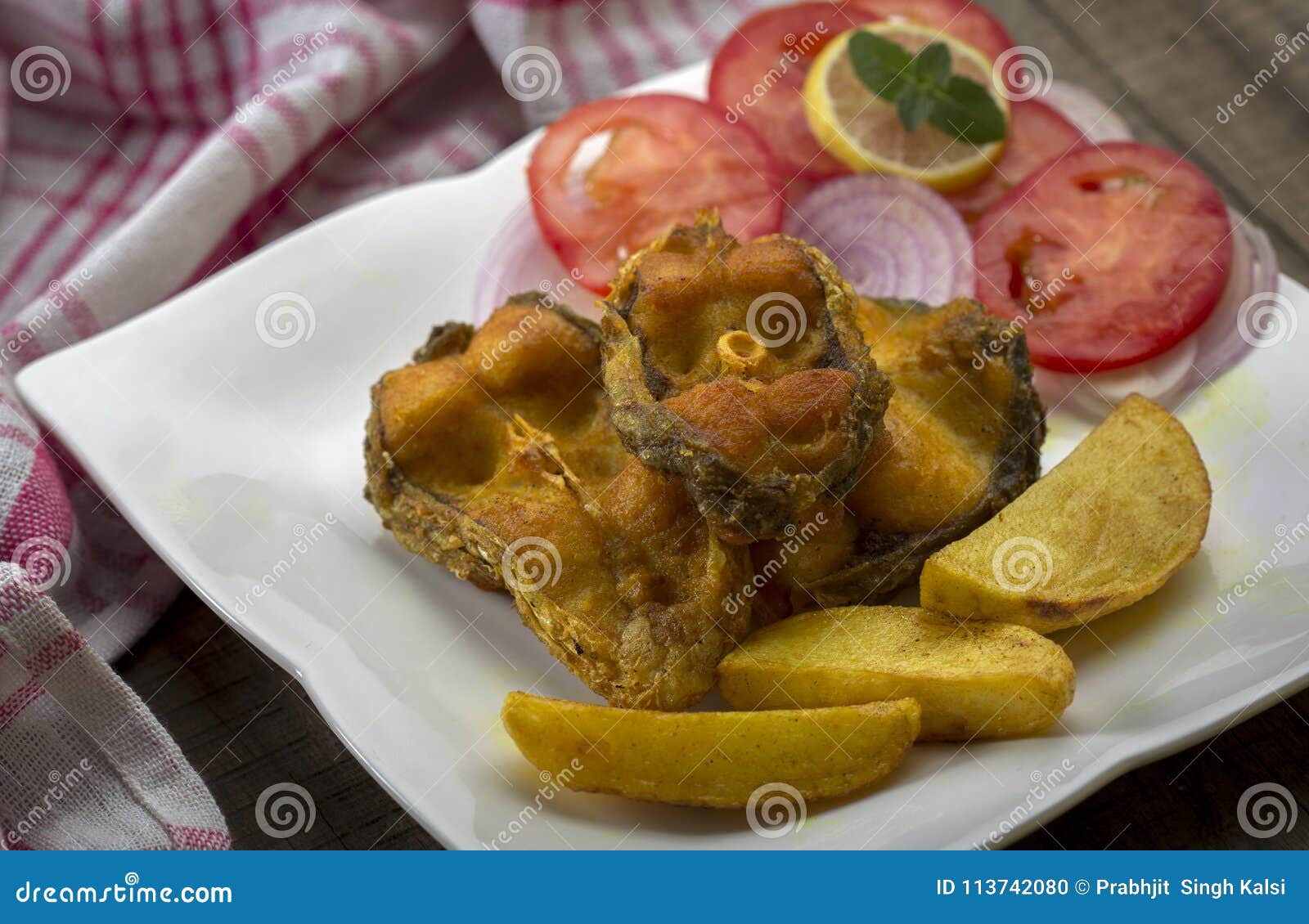 Crispy Fried Fish and Potato Chip Stock Photo - Image of french, fast ...