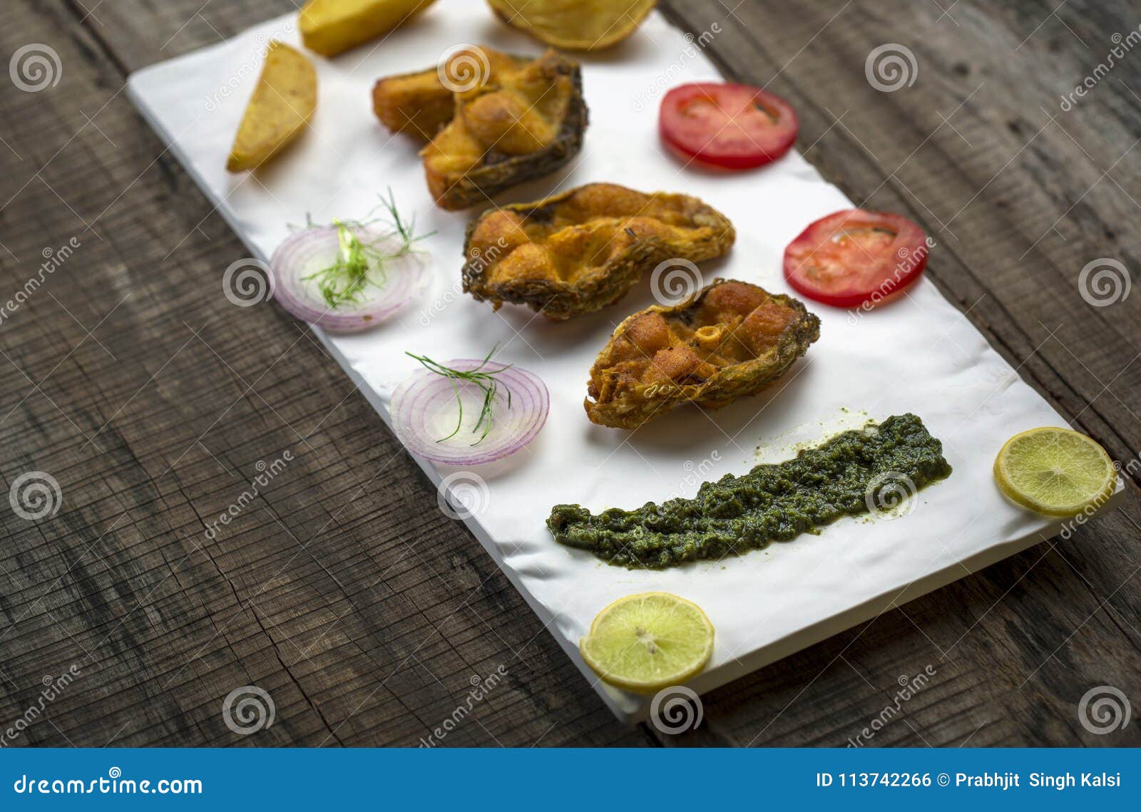 Crispy Fried Fish and Potato Chip Stock Photo - Image of deep ...