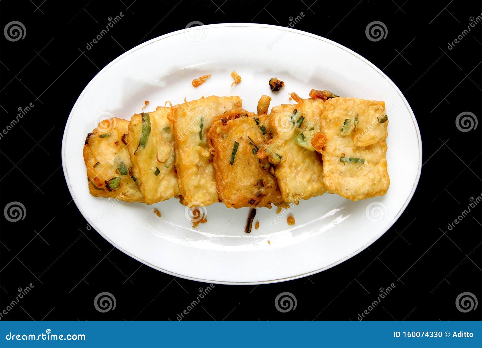 Crispy Fried Tempe - Top View Stock Photo - Image of goreng, fresh ...
