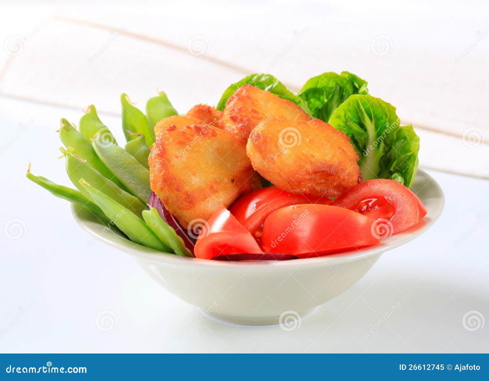 Crispy Fritters with Vegetables Stock Image - Image of shot, fried ...