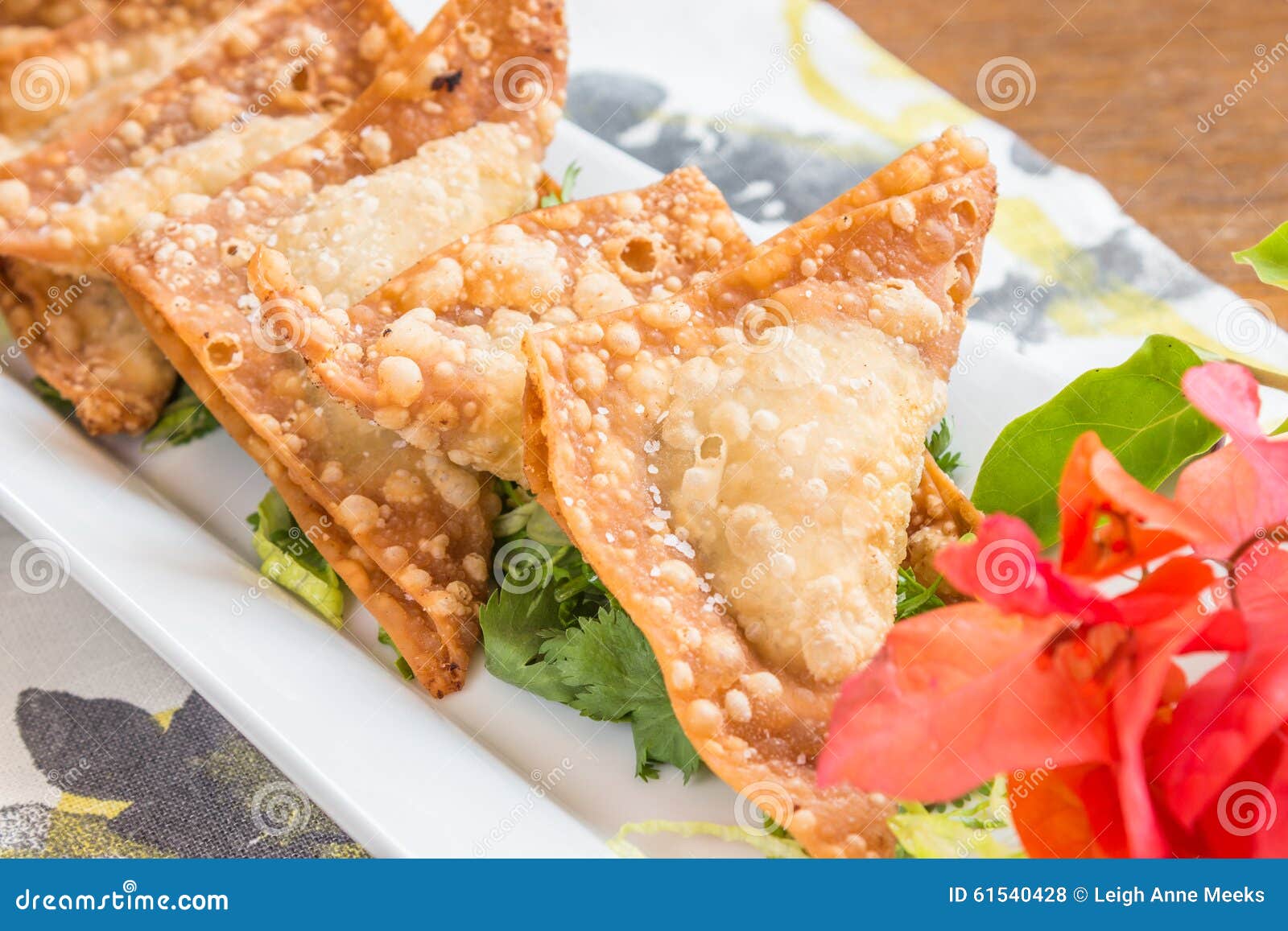 Crispy Gau Gee stock photo. Image of natural, seafood - 61540428
