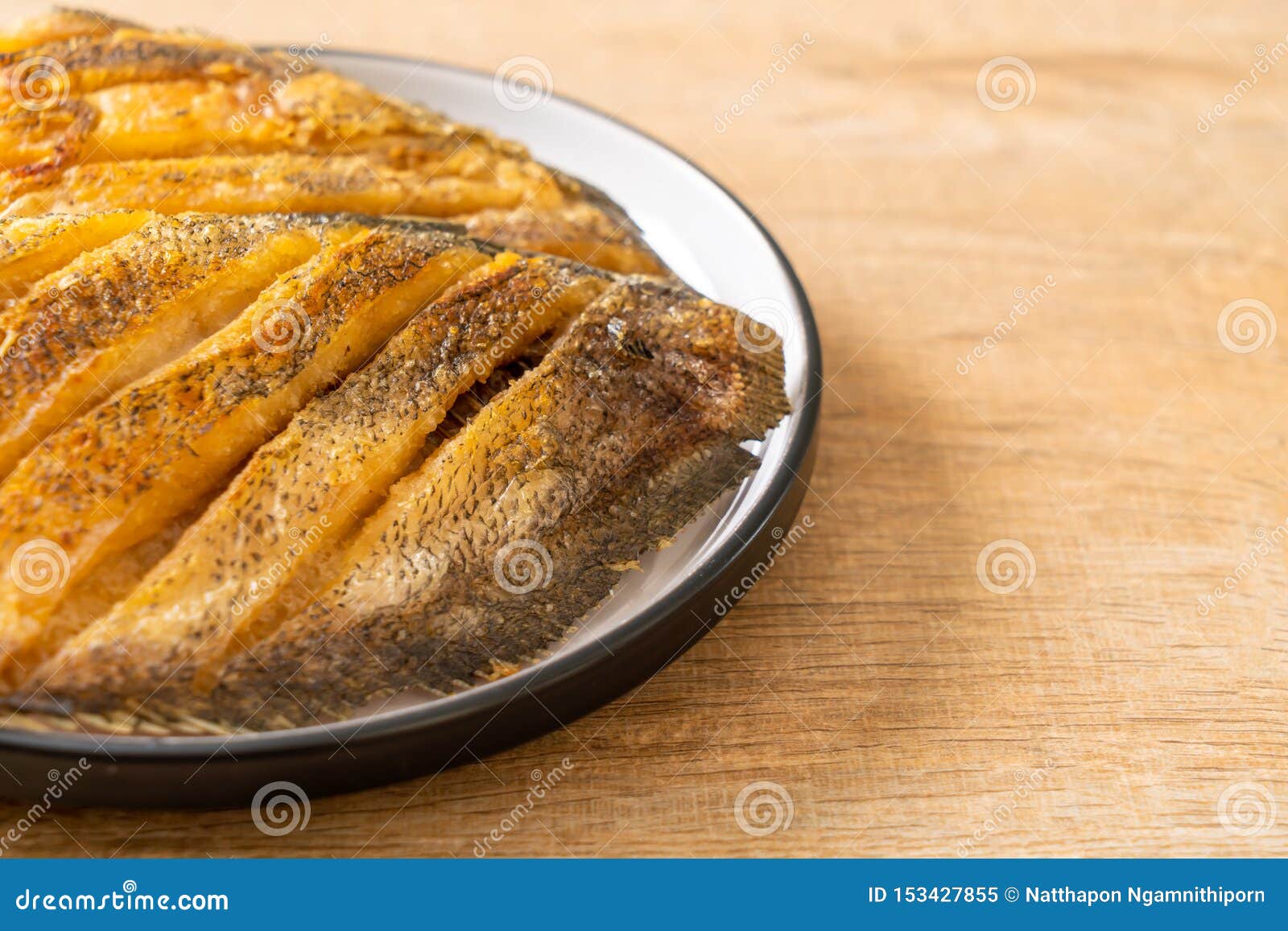 Crispy Gouramy Fish stock image. Image of cooking, lunch - 153427855