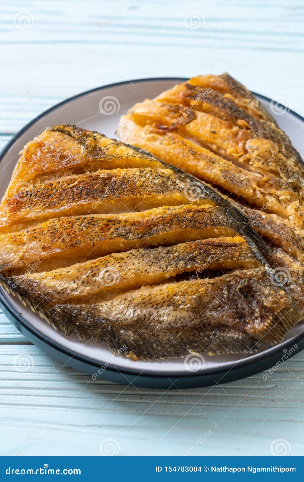 Crispy Gouramy Fish stock photo. Image of dish, cooking - 154783004