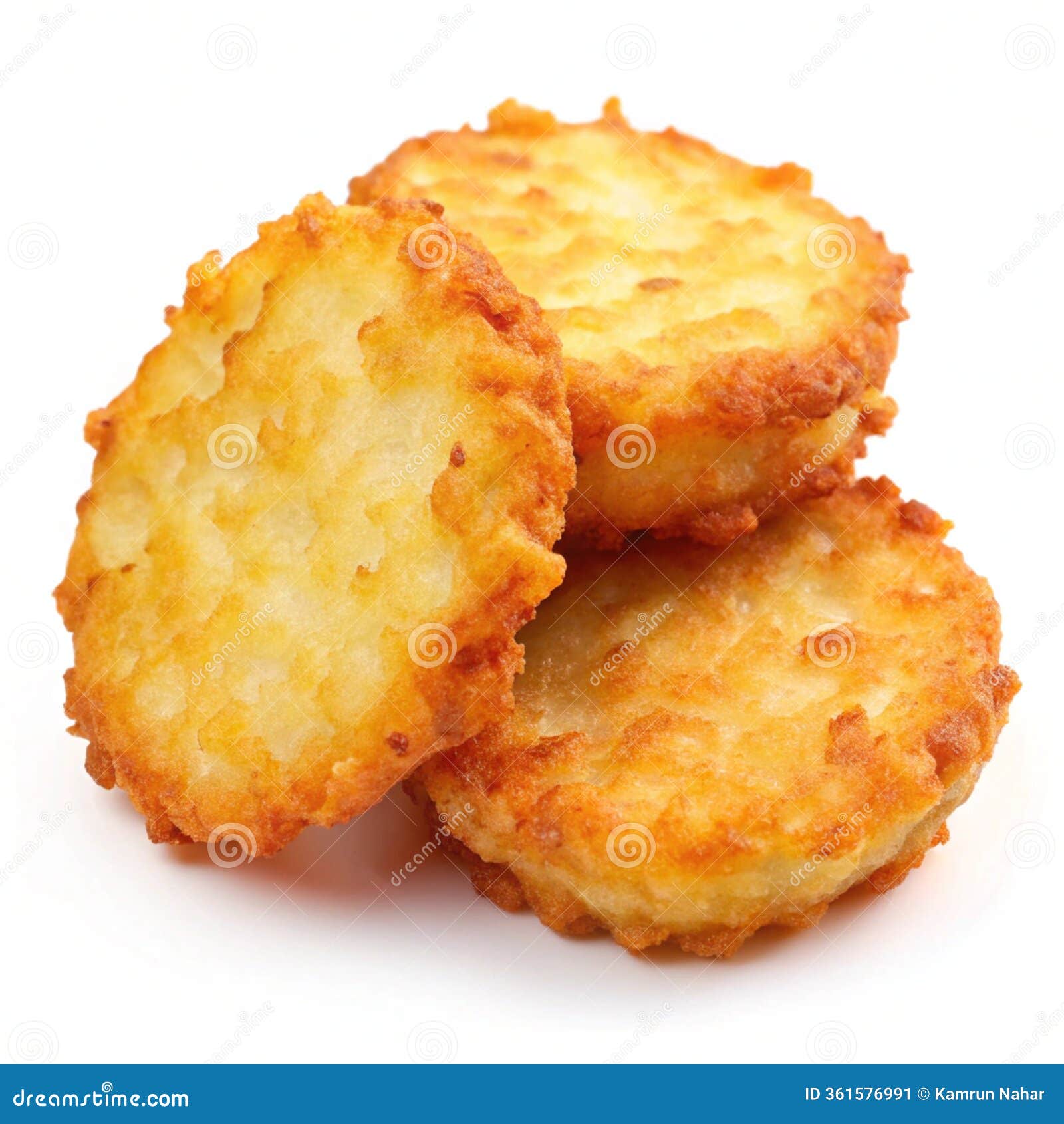 Crispy Hash Brown Breakfast Icon Vector Illustration | CartoonDealer ...
