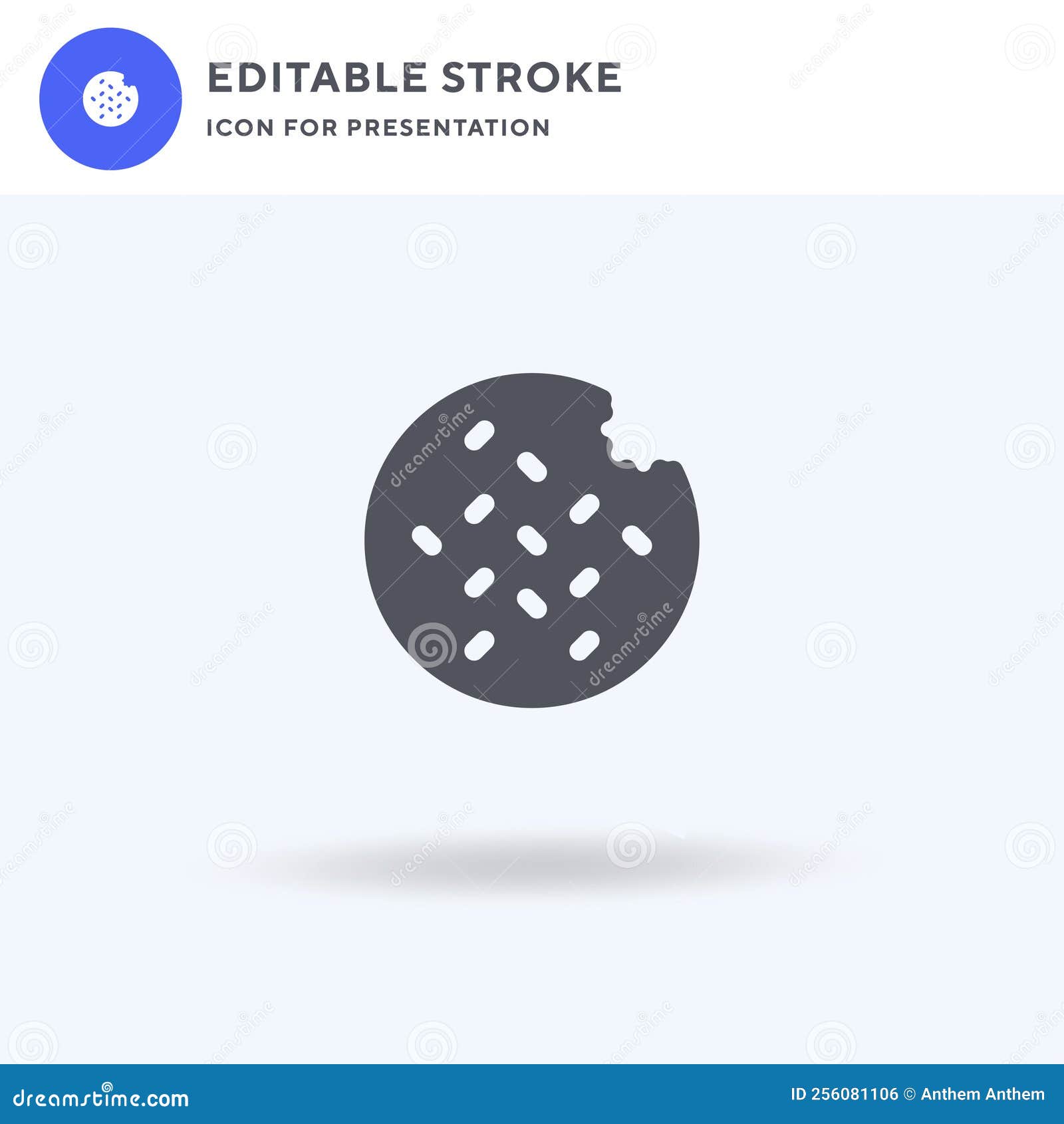 Crispy Icon Vector, Filled Flat Sign, Solid Pictogram Isolated on White ...