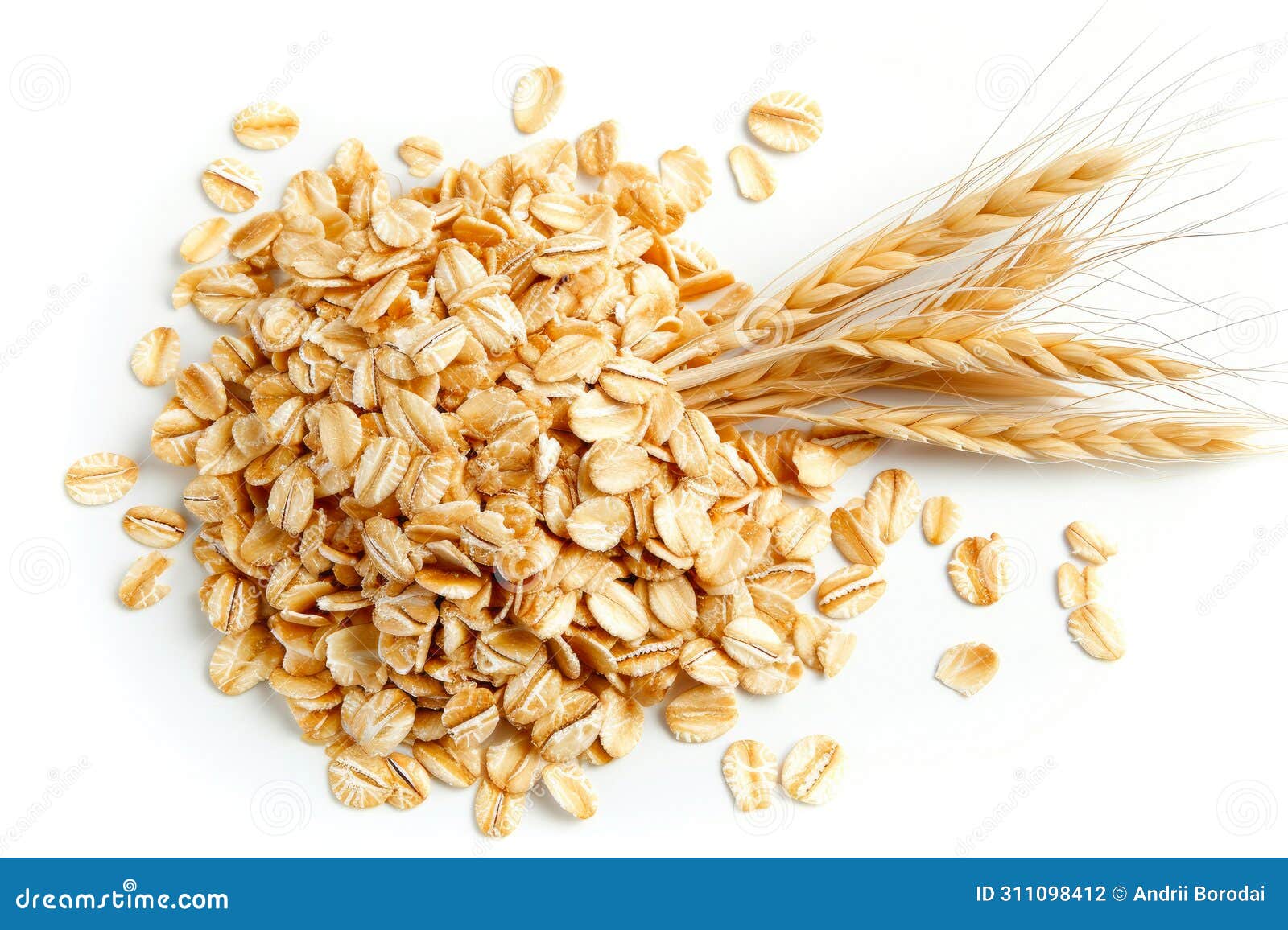 Crispy Morning Delights: Cereal on White. Stock Illustration ...