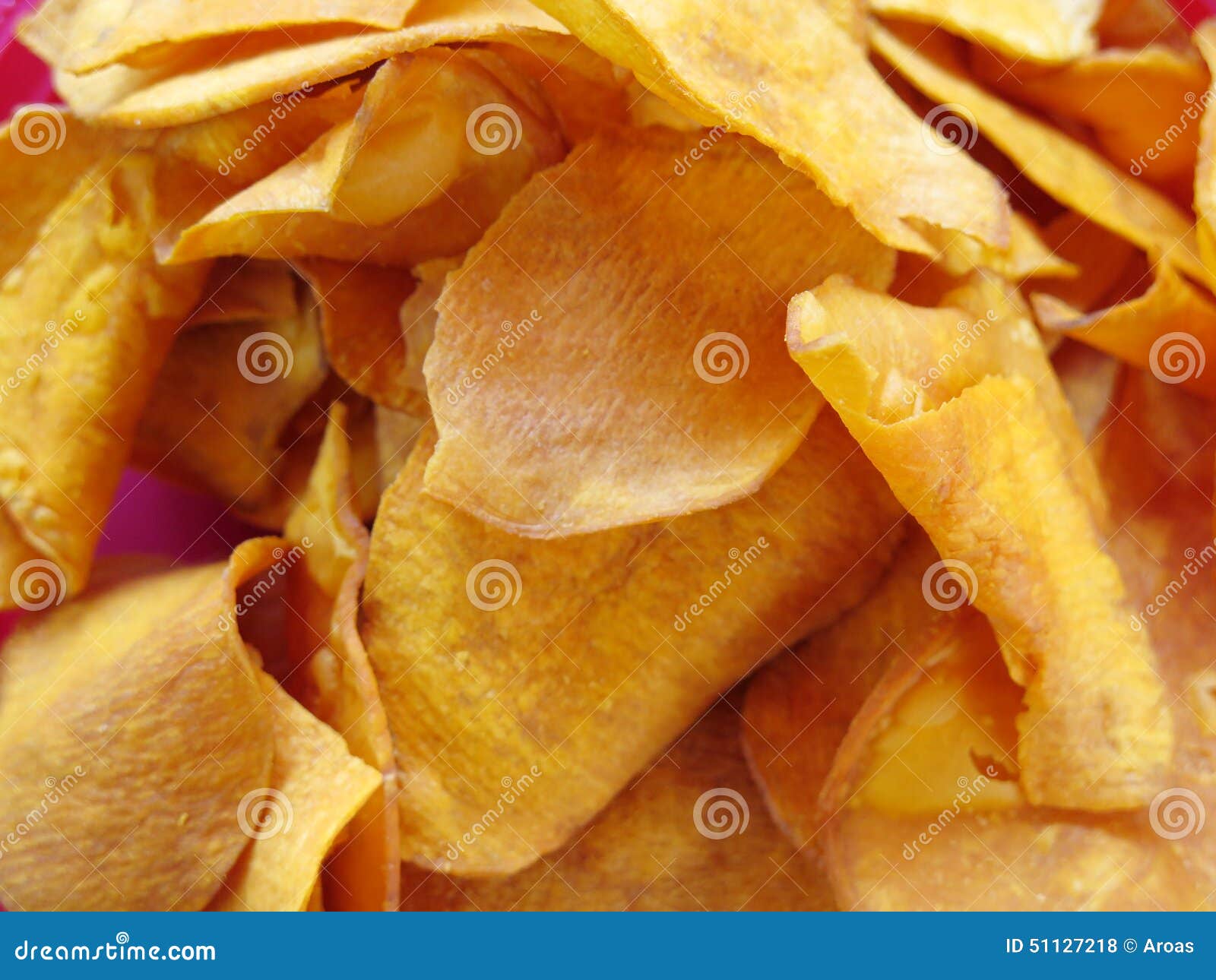 Crispy Peruvian Sweet Potato Chips Stock Photo - Image of crisps ...