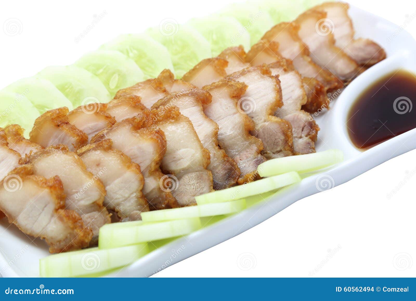 Crispy pork stock photo. Image of cooked, crispy, lunch - 60562494