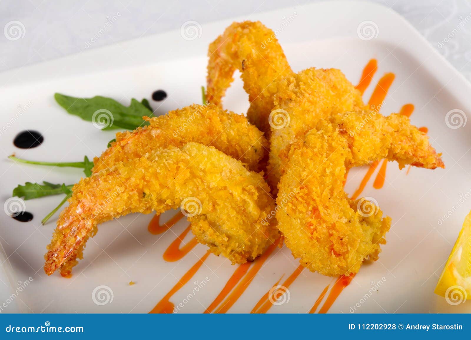 Crispy prawns stock photo. Image of crunchy, appetizer - 112202928