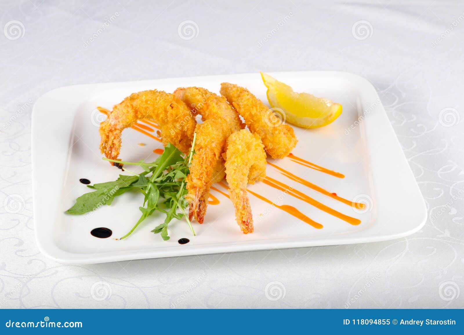 Crispy prawns stock image. Image of deep, meal, prawn - 118094855