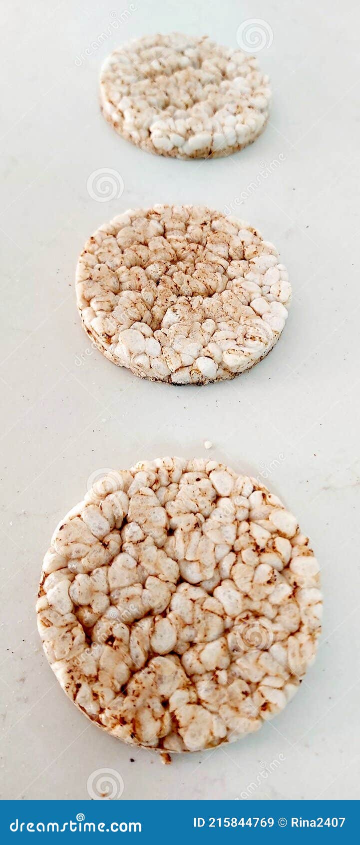 Crispy rice crackers stock image. Image of rice, food - 215844769